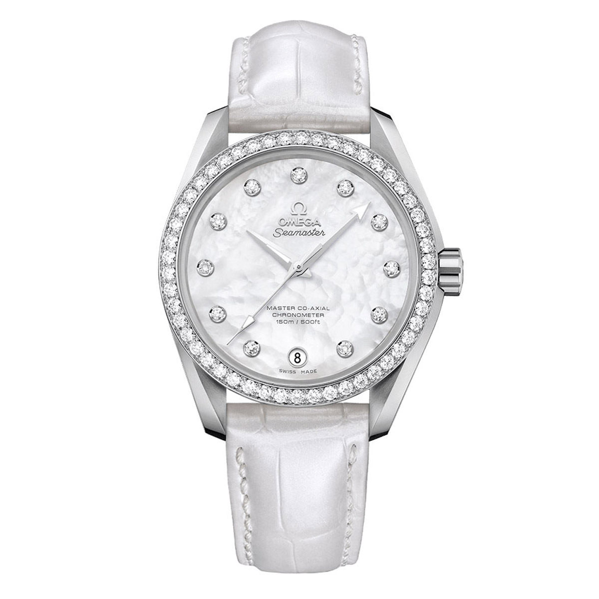 Omega Seamaster Aqua Terra Chronometer Stainless Steel Automatic Ladies ...