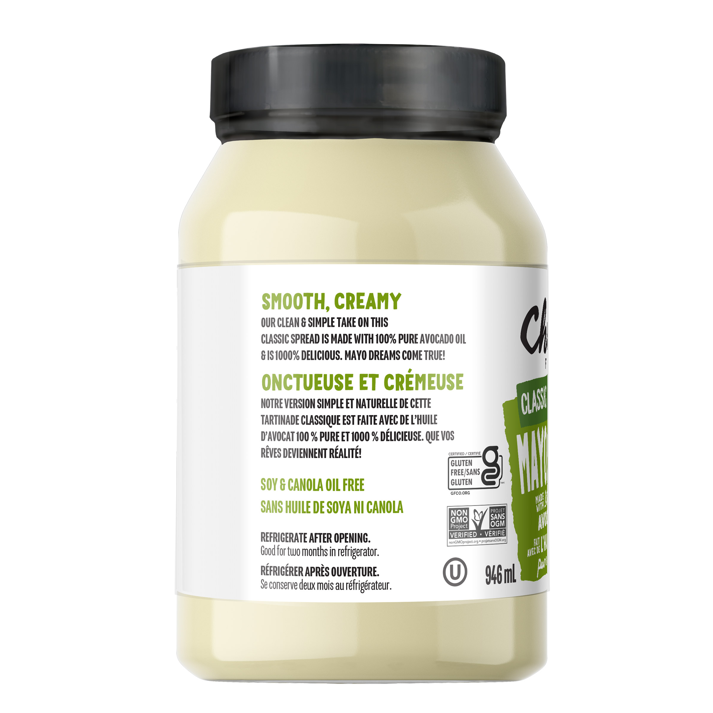 Chosen Foods - Avocado Mayo, 946 mL | Costco