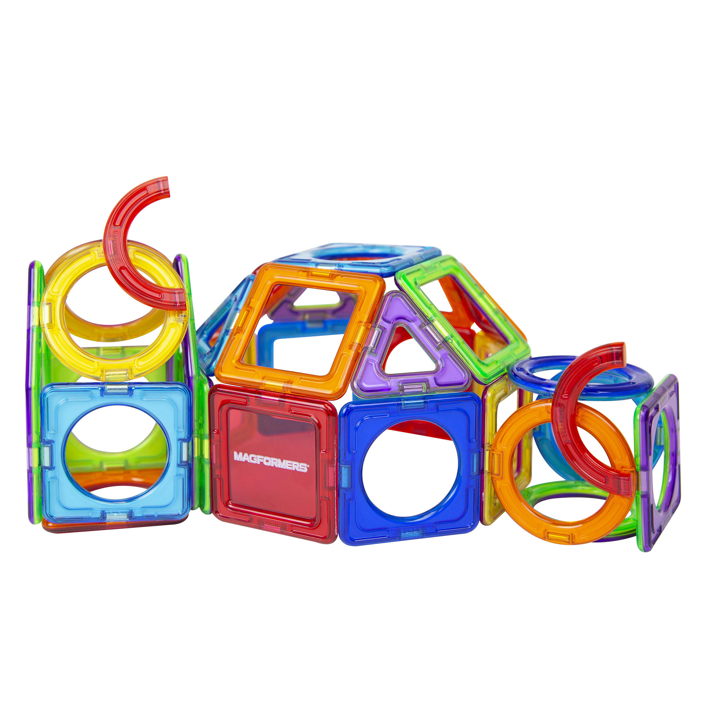 Magformers 120 piece Super Deluxe Creative Magnetic Building Set | Costco