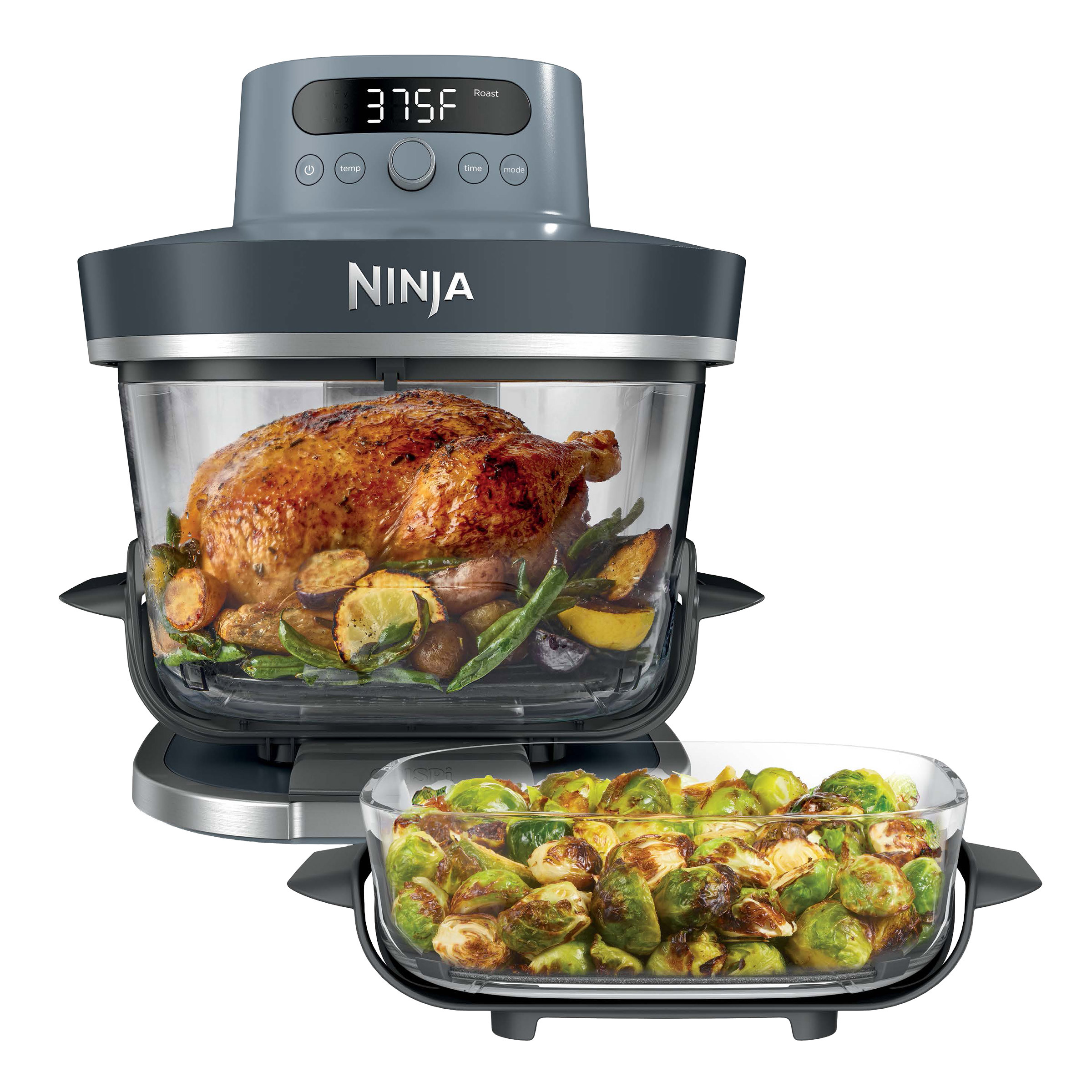 Ninja Crispi Pro 6-in-1 Countertop Glass Air Fryer, with $80 Shop Card ...
