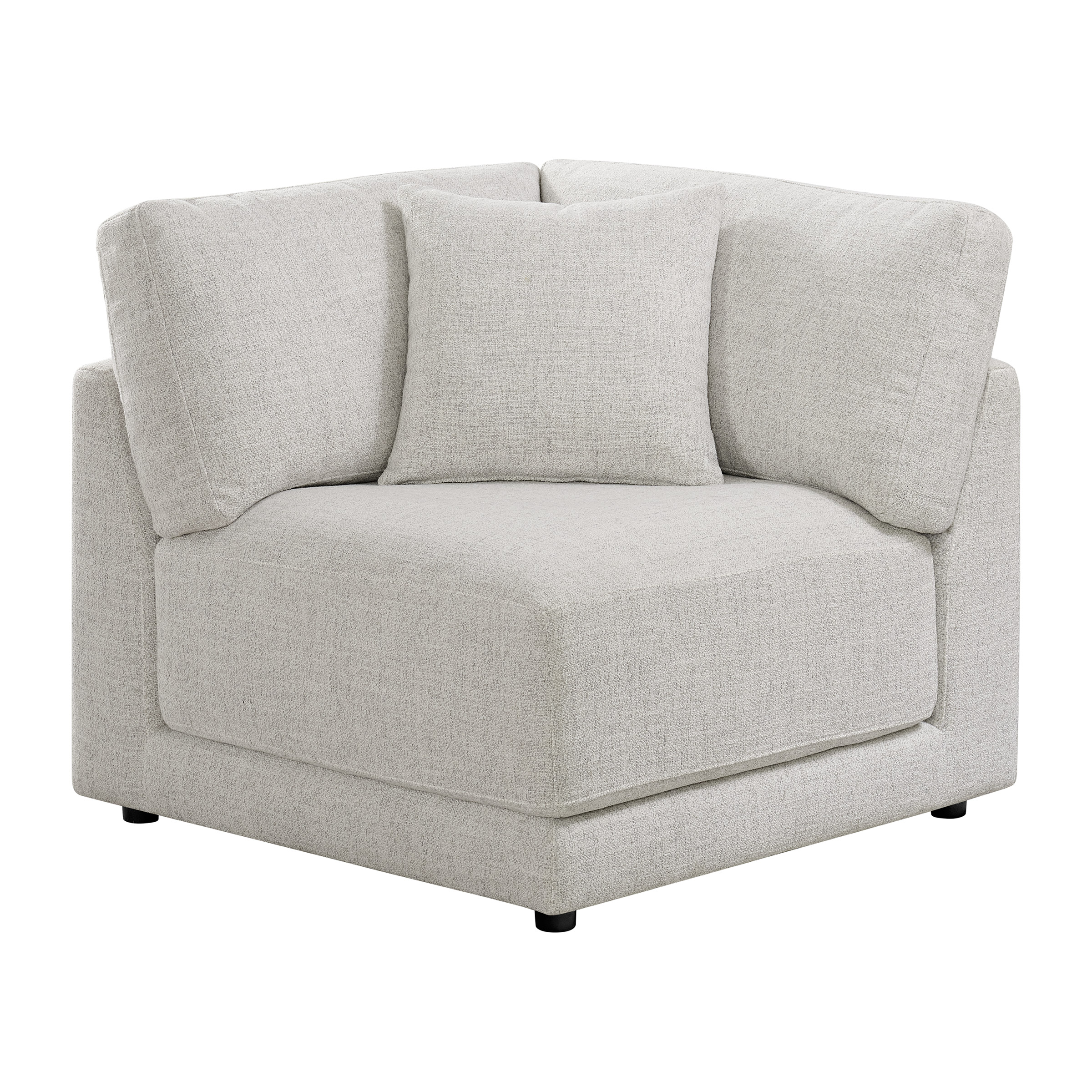 Aiden & Ivy Dayna 4-piece Modular Fabric Sofa with Ottoman | Costco