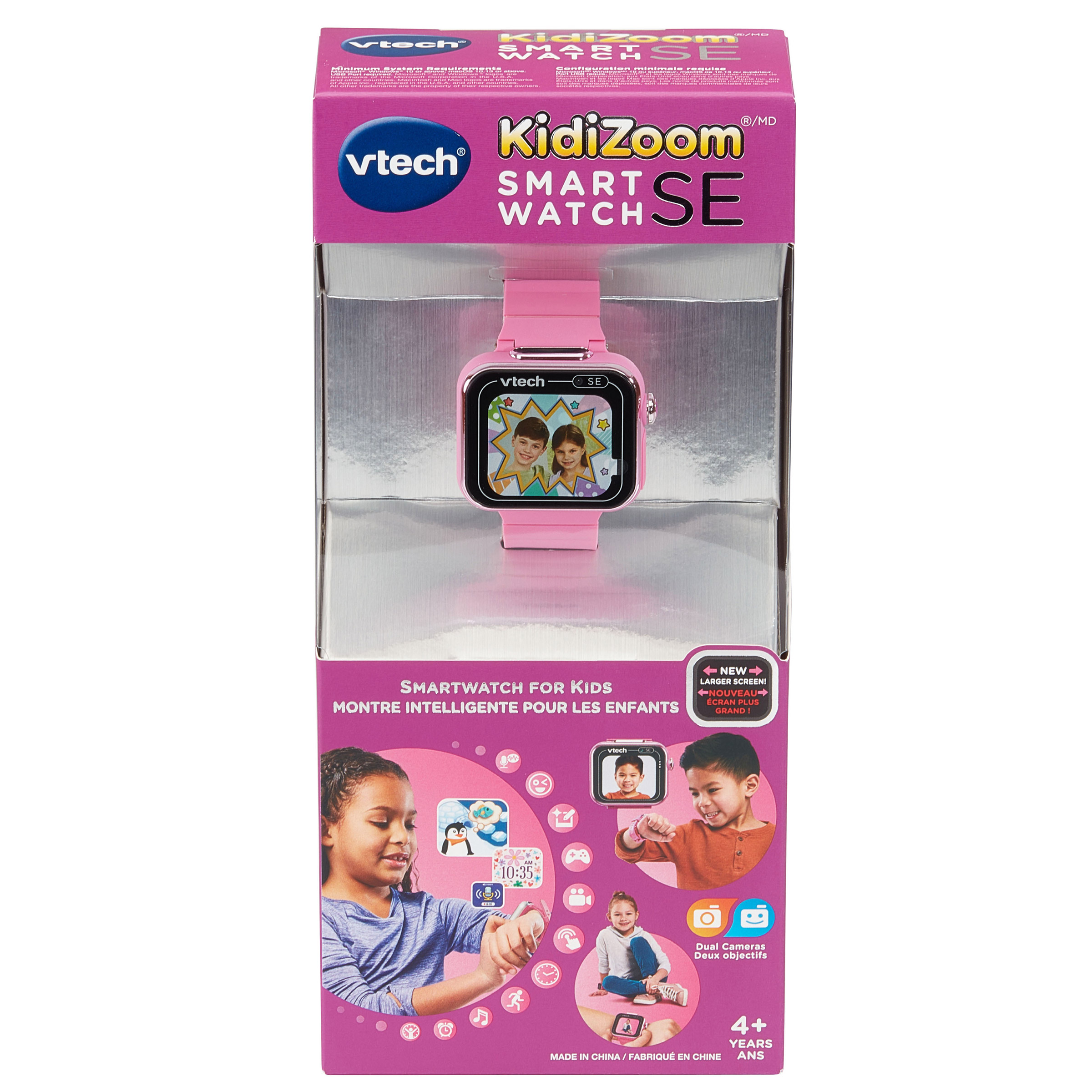 VTech KidiZoom Smartwatch SE Bilingual - Pink | Costco