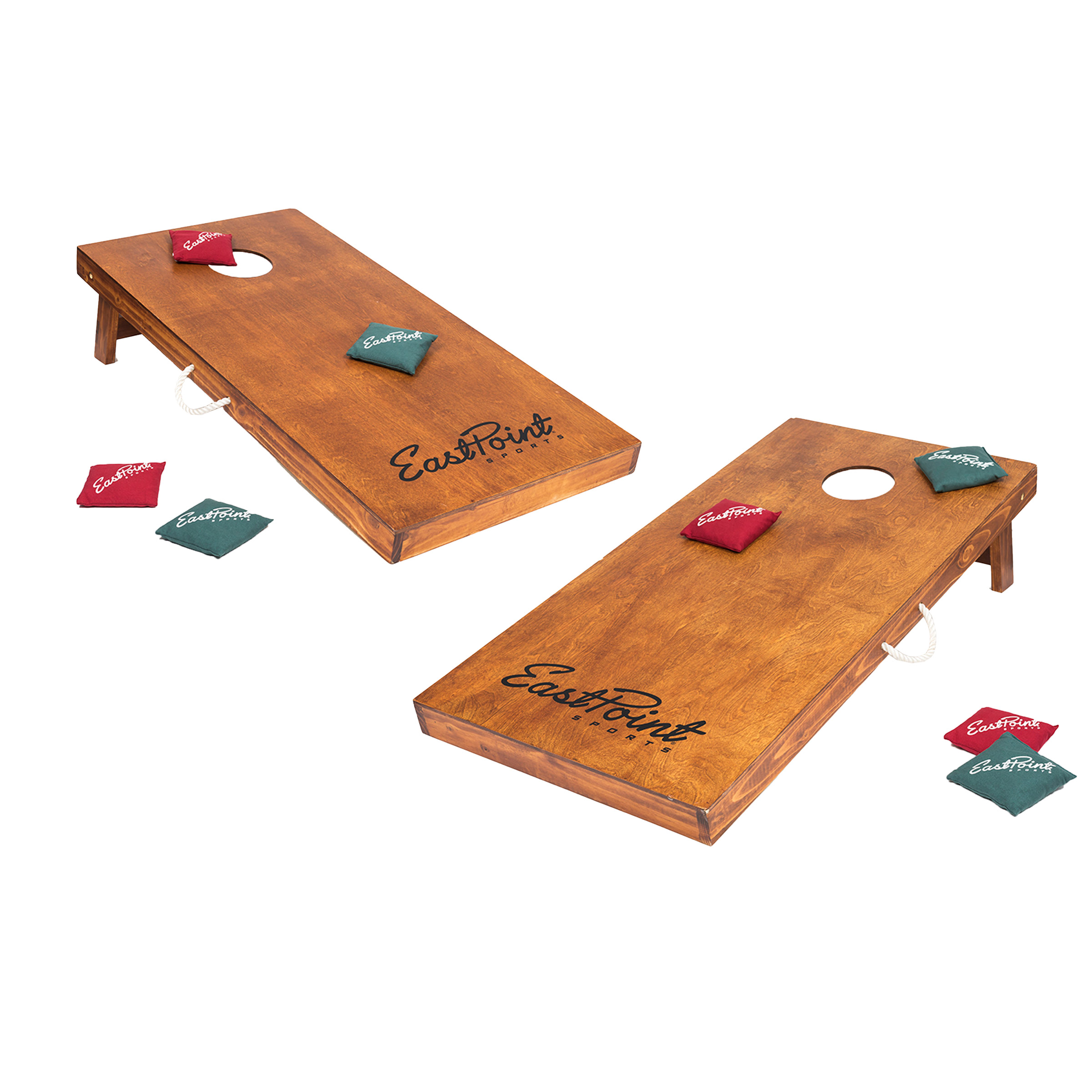 EastPoint 61 cm x 122 cm (2 ft. x 4 ft.) Heritage Solid Wood Cornhole ...
