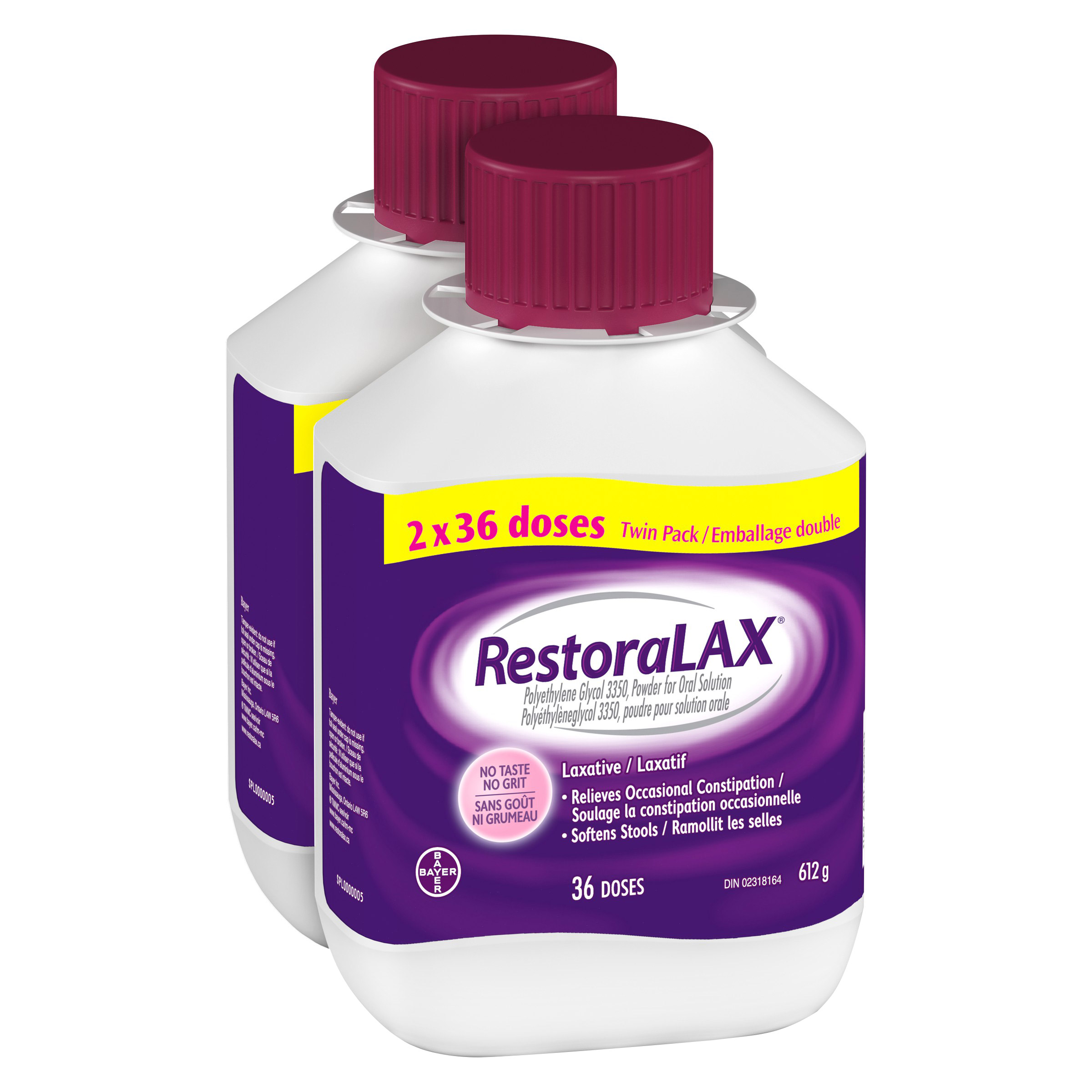 RestoraLAX Laxatif, 2 X 36 doses | Costco