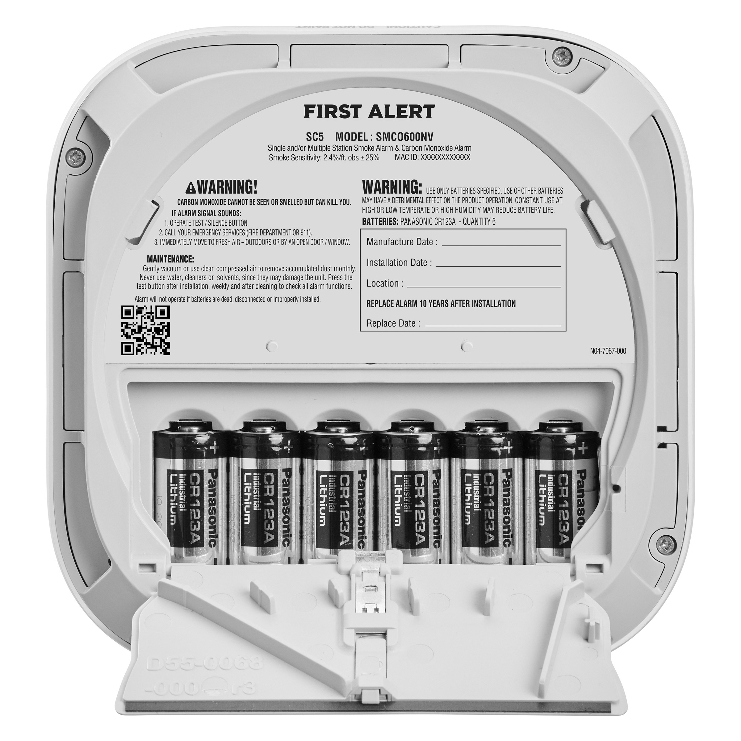 First Alert SC5 Smart Smoke and Carbon Monoxide Alarm, 2-pack | Costco