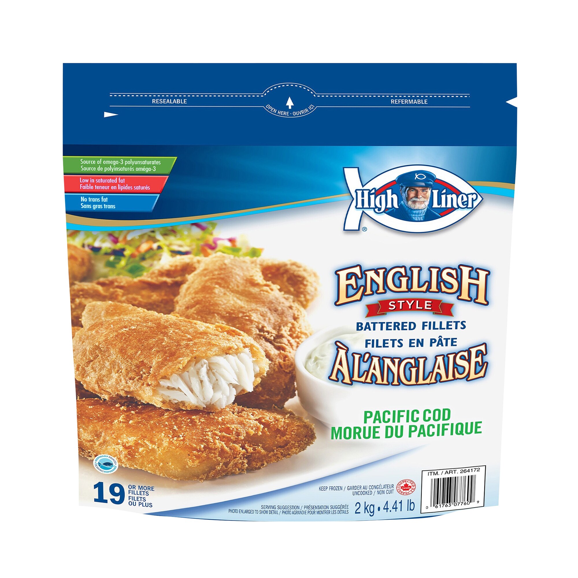 Highliner English Style Battered Cod Fillets, 2 kg | Costco