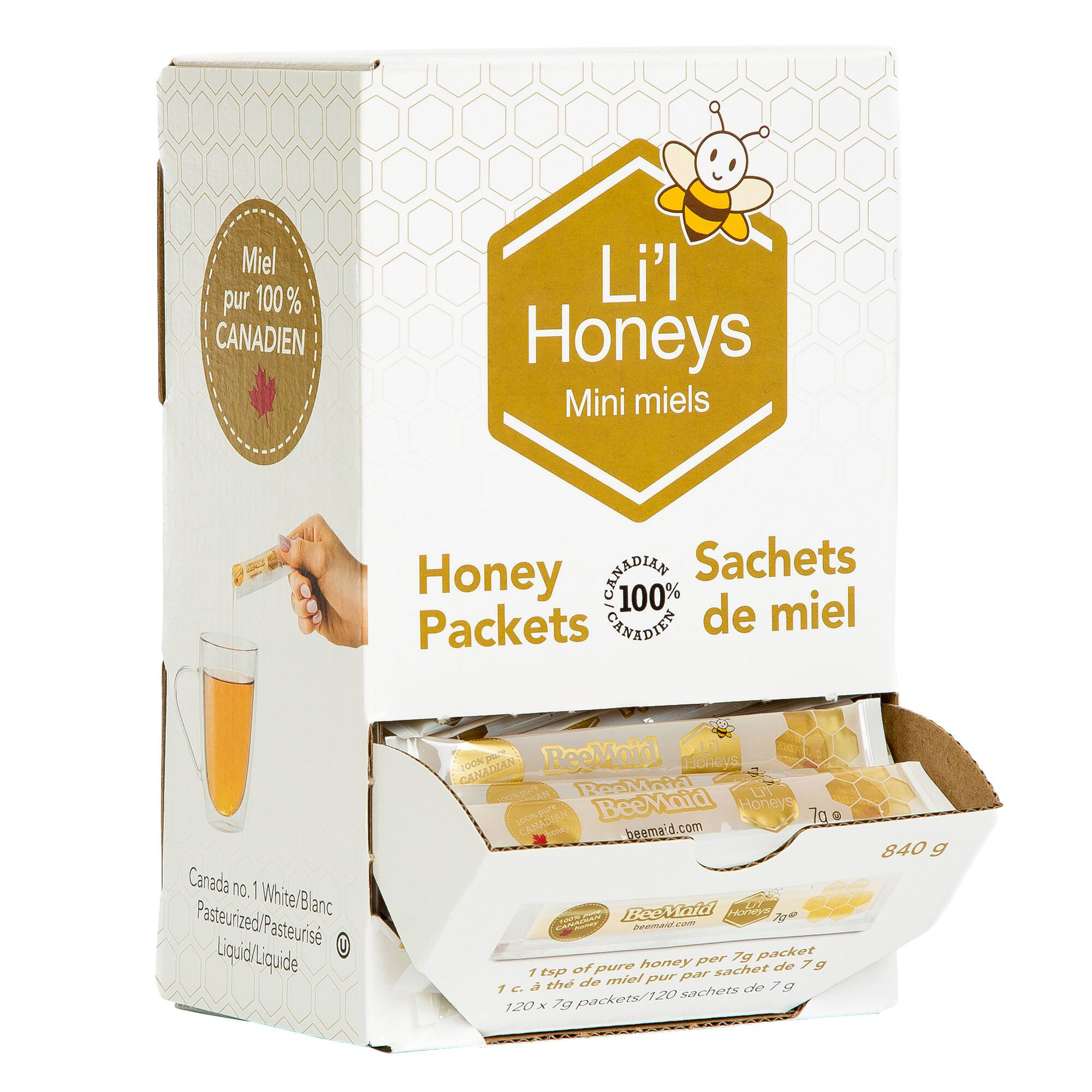 Li'l Honeys Honey Packets 120 x 7 g | Costco