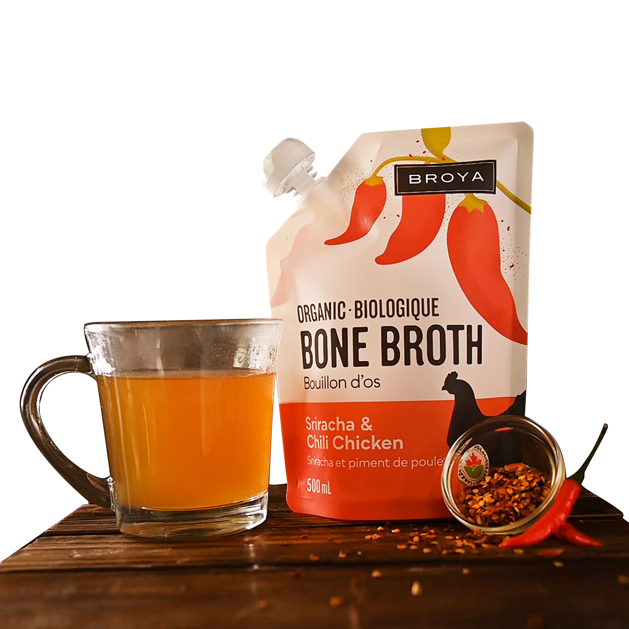 Broya Bone Broth Variety Pack, 6 × 500 mL | Costco