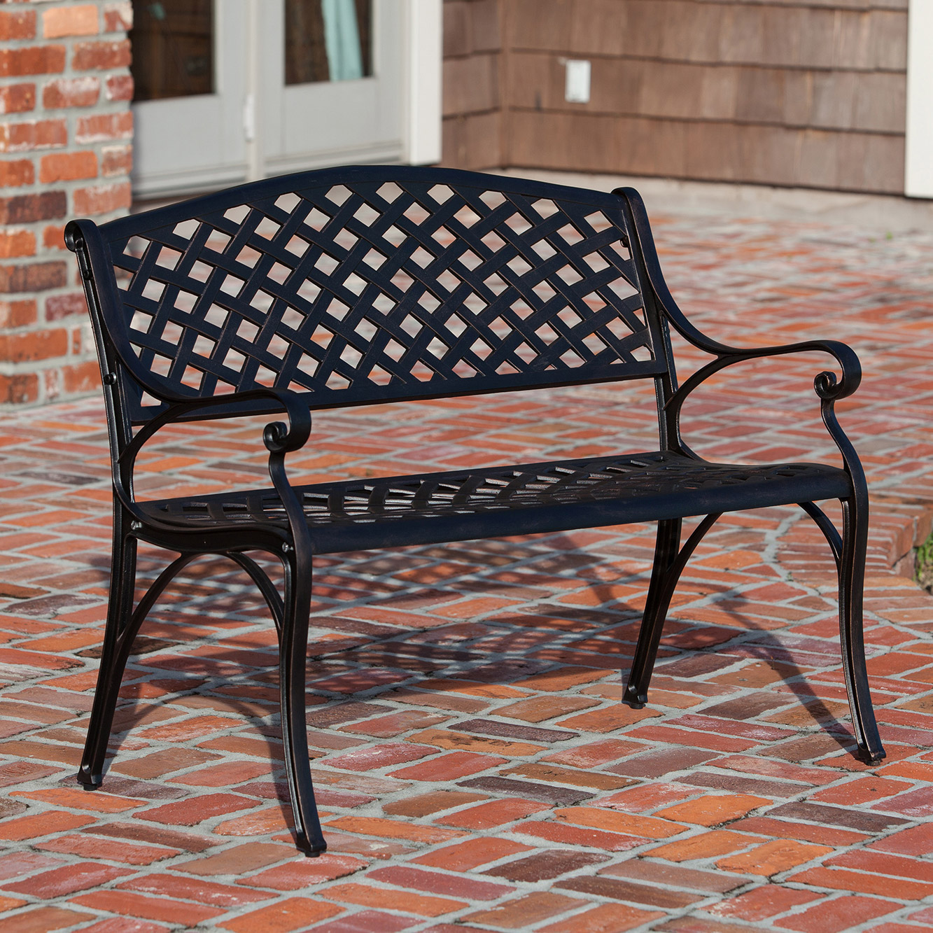 Patioflare Cast Aluminum Bench | Costco
