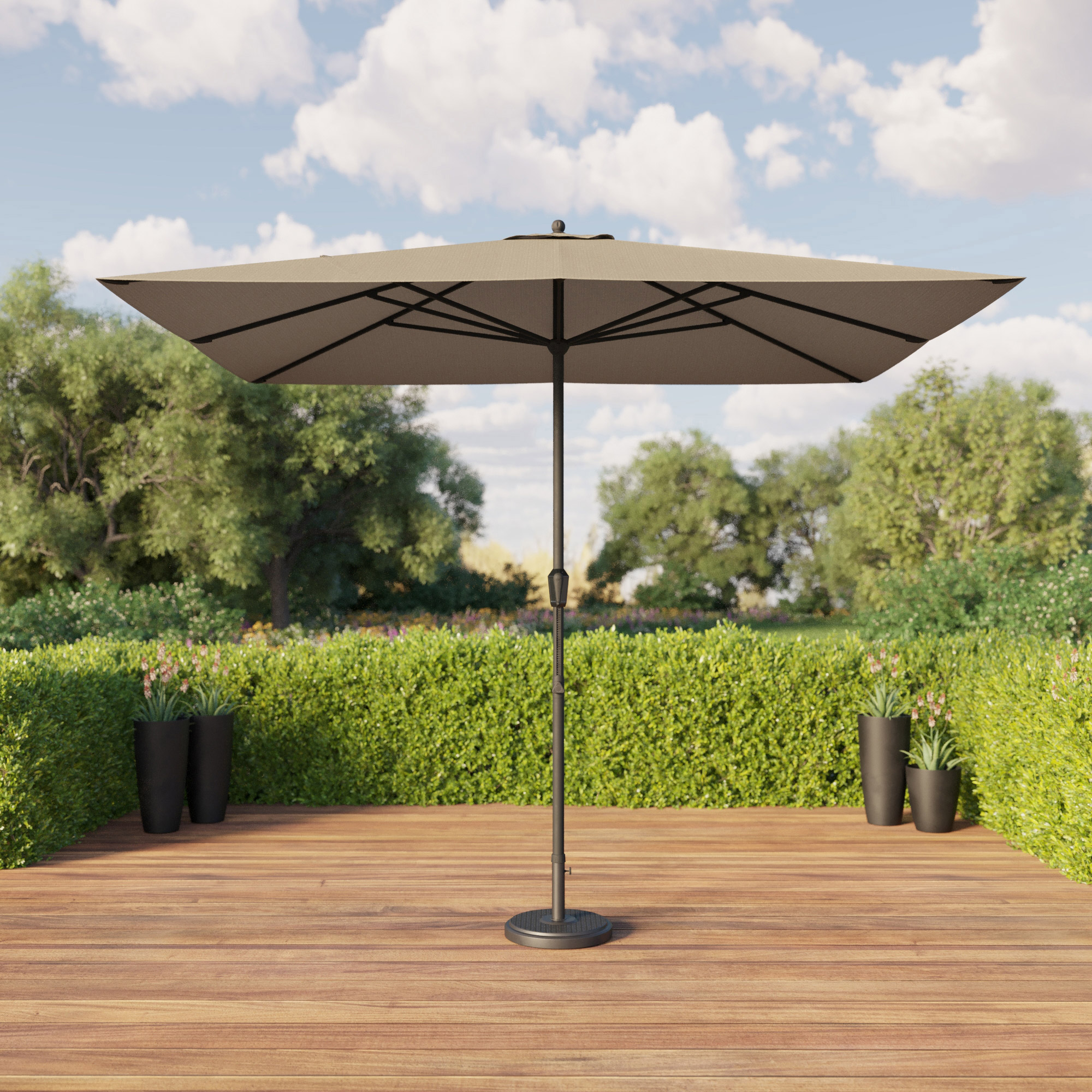 Seasons Sentry 8' x 11' Height Adjustable Market Umbrella | Costco