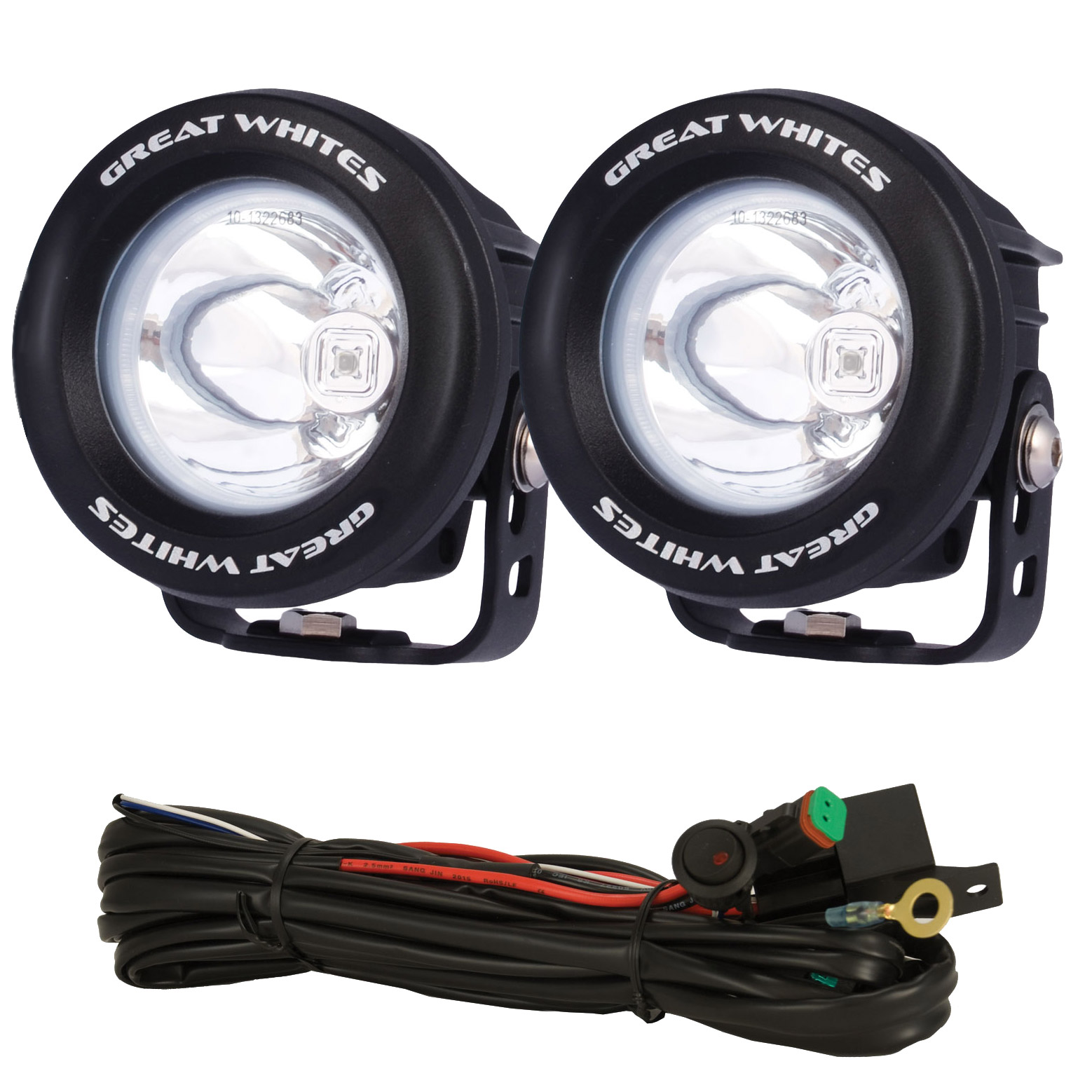 Great Whites By Vision X Lighting 3.7" Spot Beam Driving Lights 2-pack ...