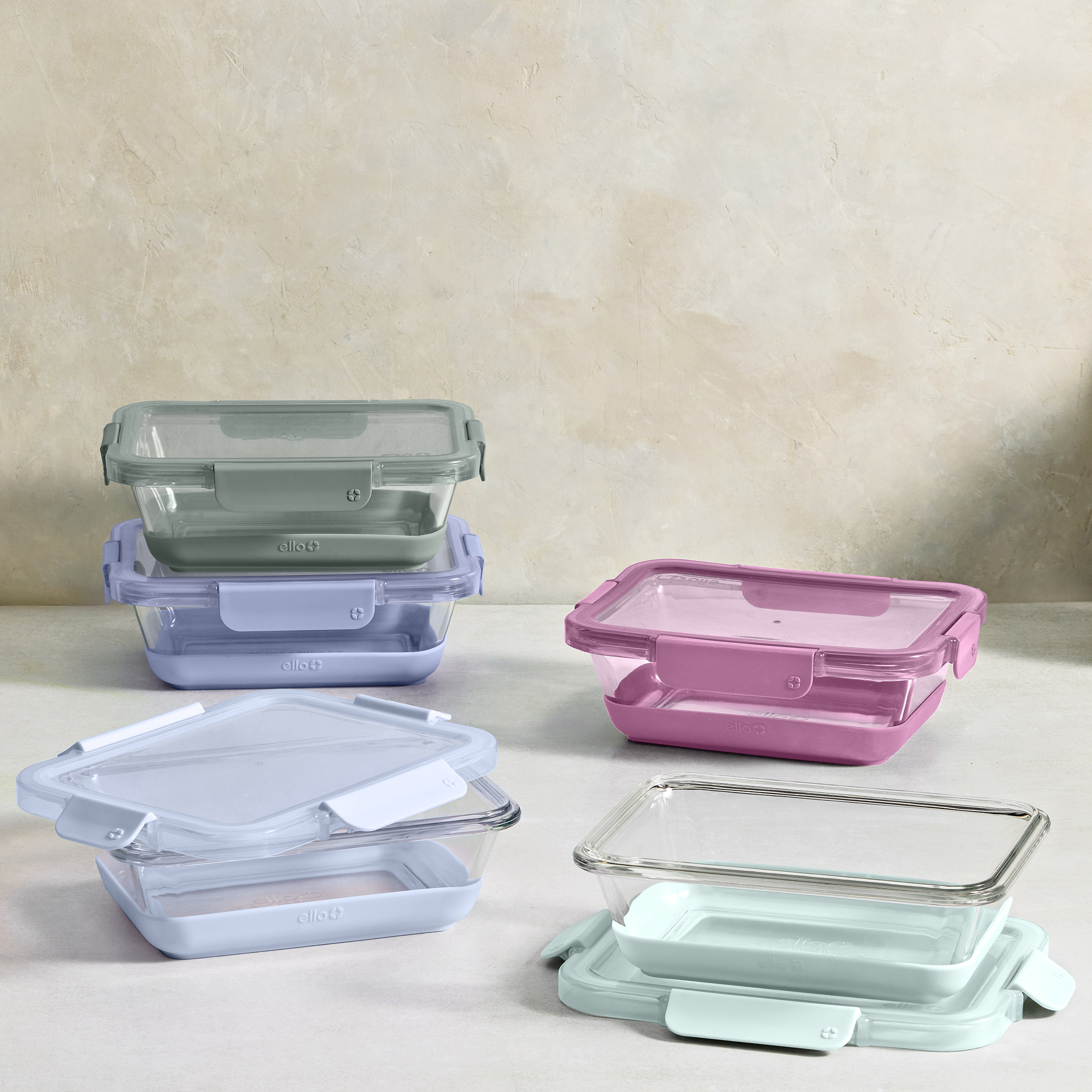 Ello 10-piece Glass Meal Prep Container Set | Costco
