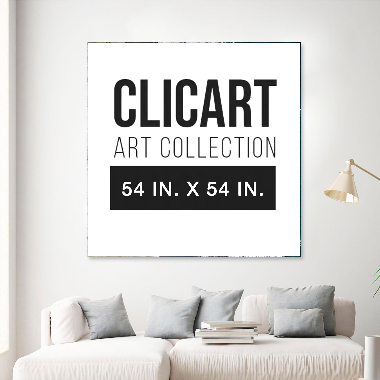 Clicart Oversize Reproduction Art 54 in. x 54 in. | Costco