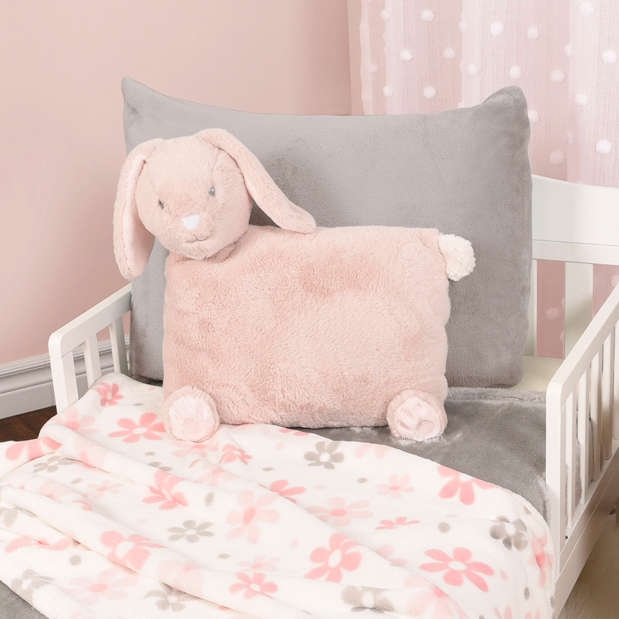 Little Miracles Snuggle Me Too Bunny Blanket and Plush Set | Costco