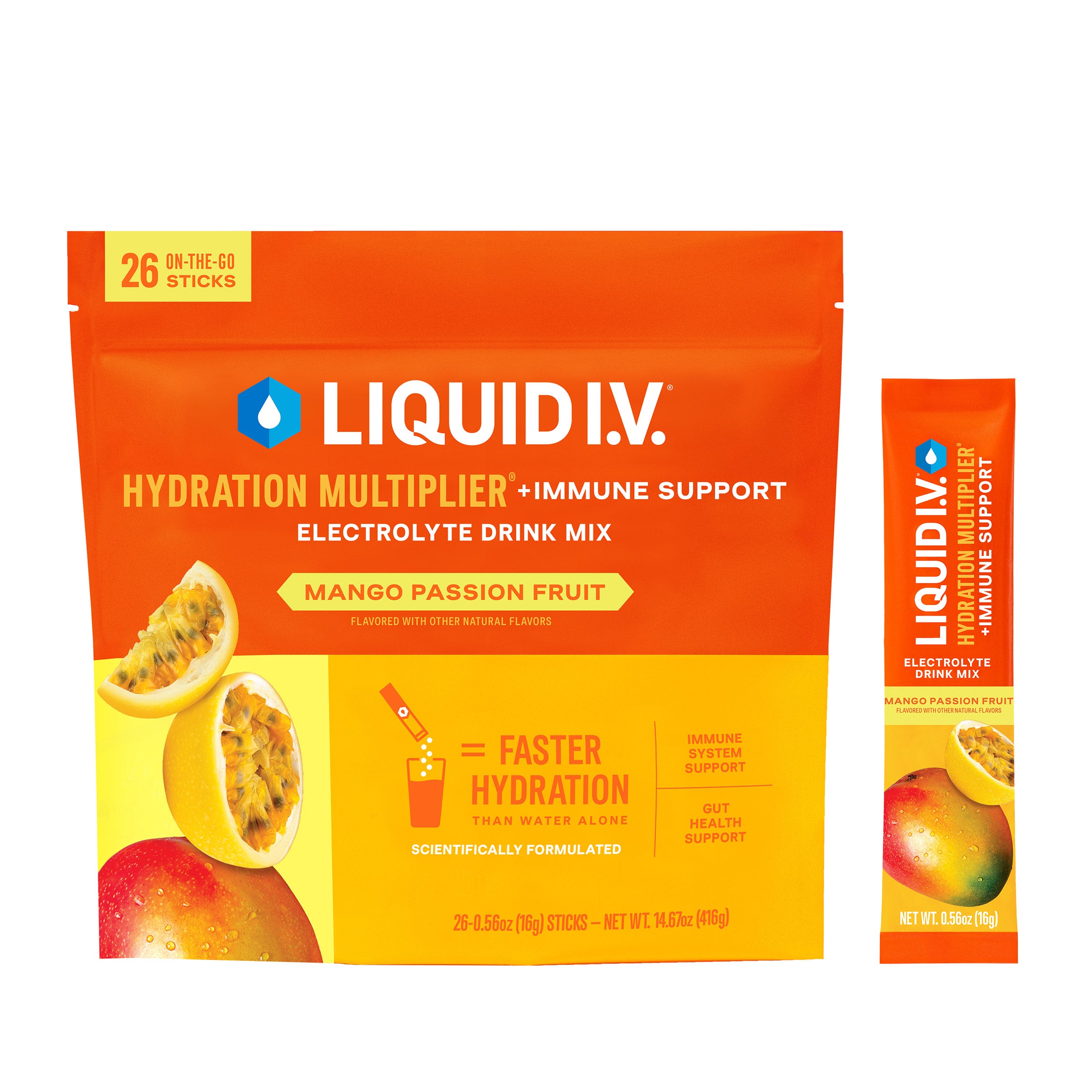 Brandclub - Liquid I.V. Hydration Multiplier Plus Immune Support, 26 ...