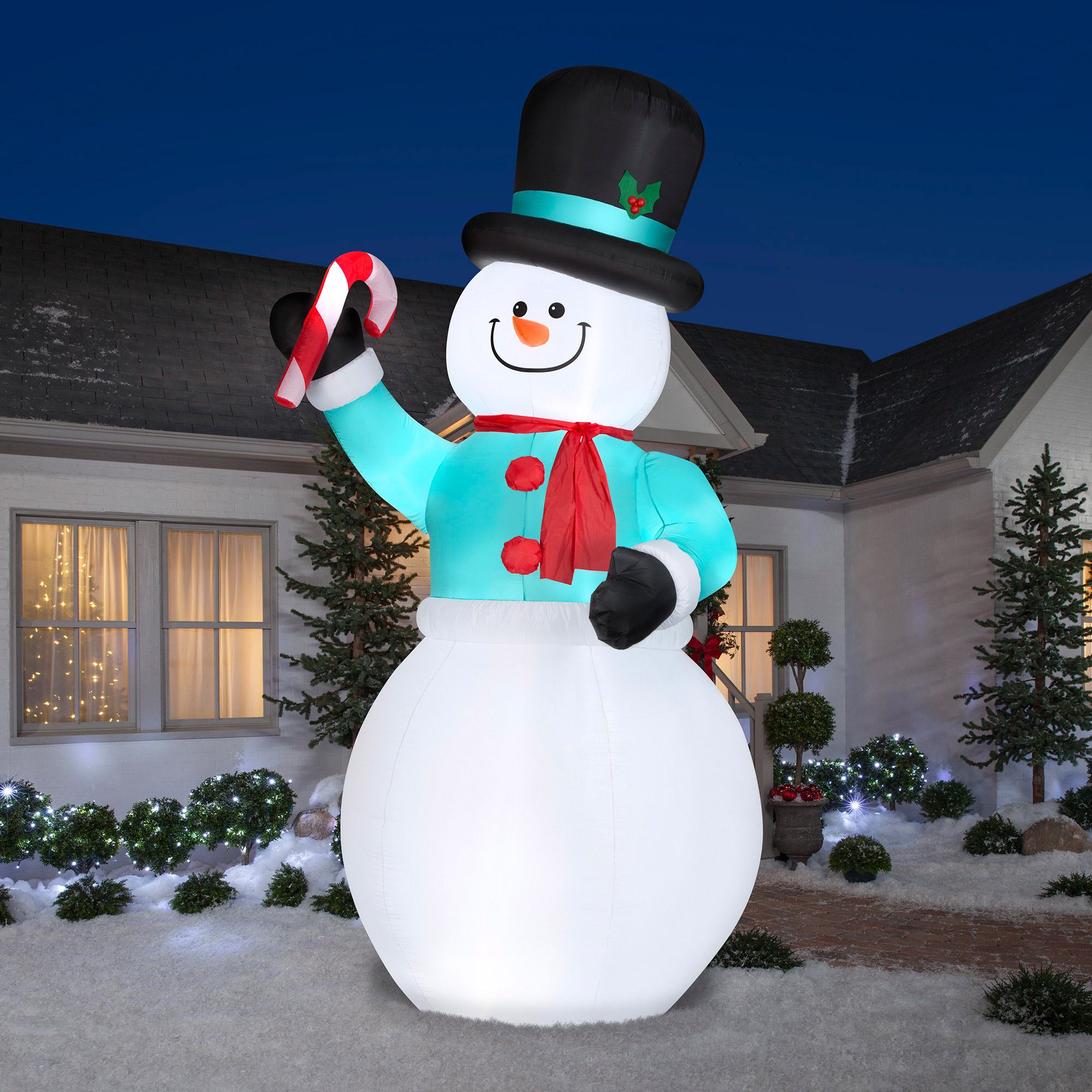 Giant 3.66 m (12 ft.) Inflatable Snowman | Costco