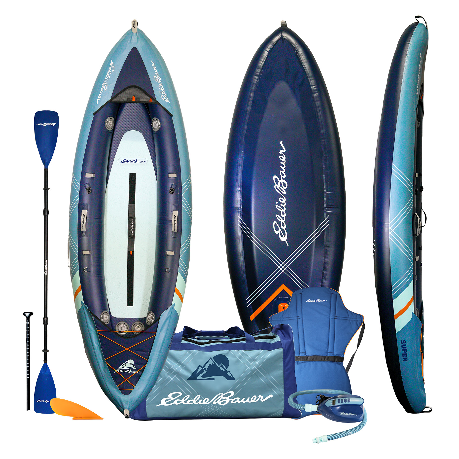 Eddie Bauer Super Inflatable Sit In Kayak | Costco