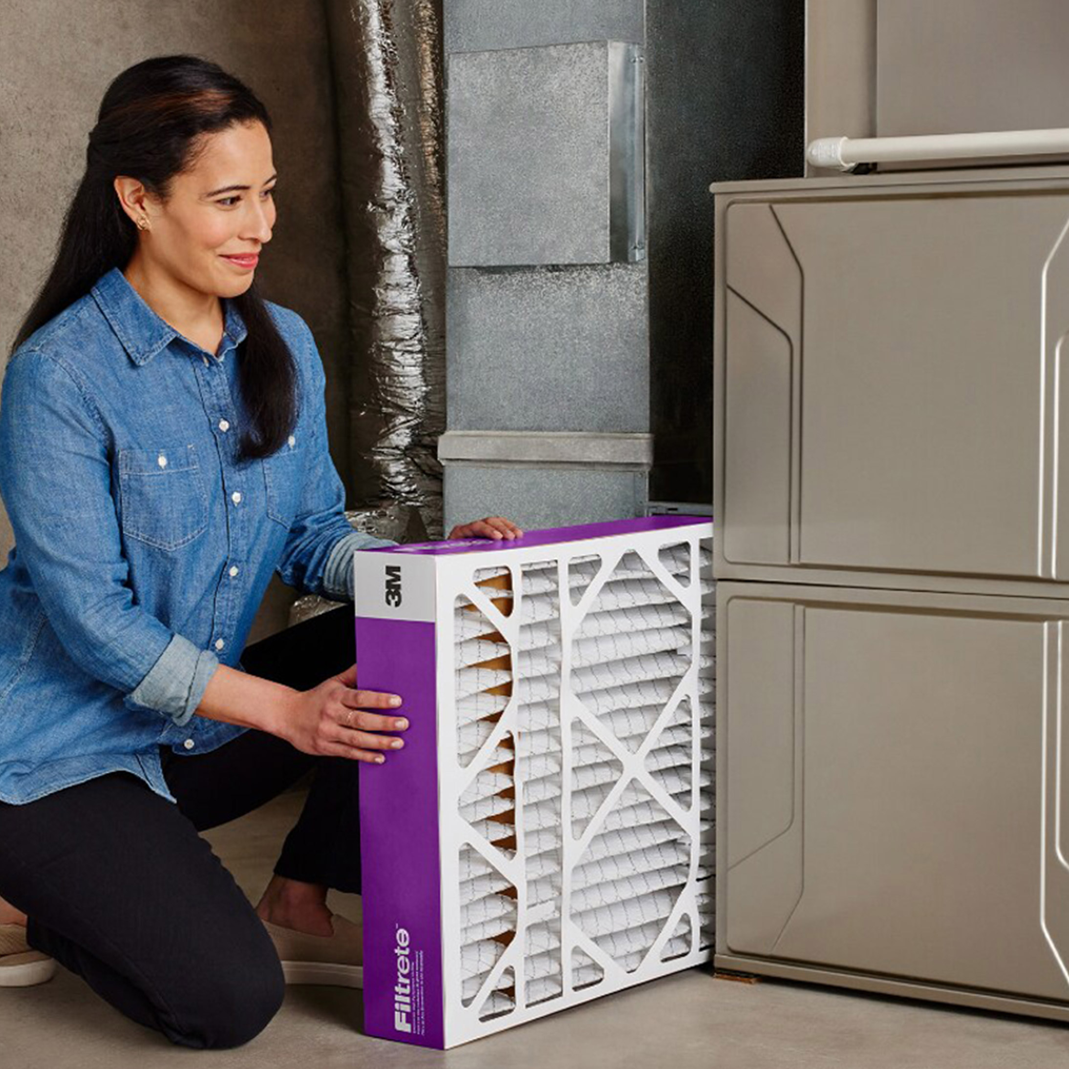 Filtrete Air Filter 4”, MPR 1550 MERV 12, Ultra Allergen, Bacteria, and ...