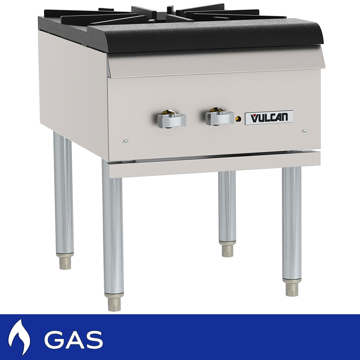 Vulcan 18 in. Commercial Natural Gas Stock Pot Range 110,000 BTU | Costco