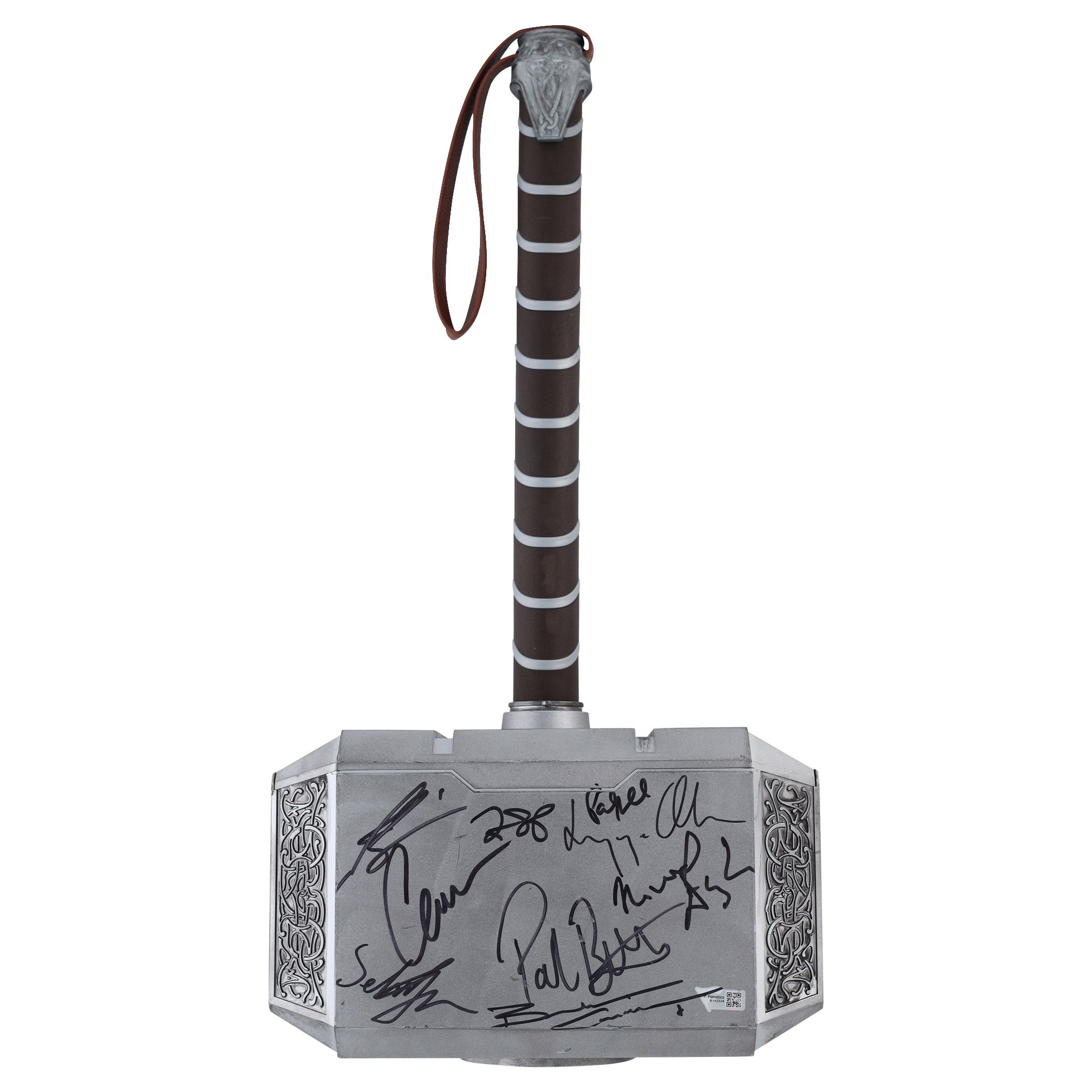 Thor's Hammer Autographed by The Avengers Cast with 15 Signatures ...