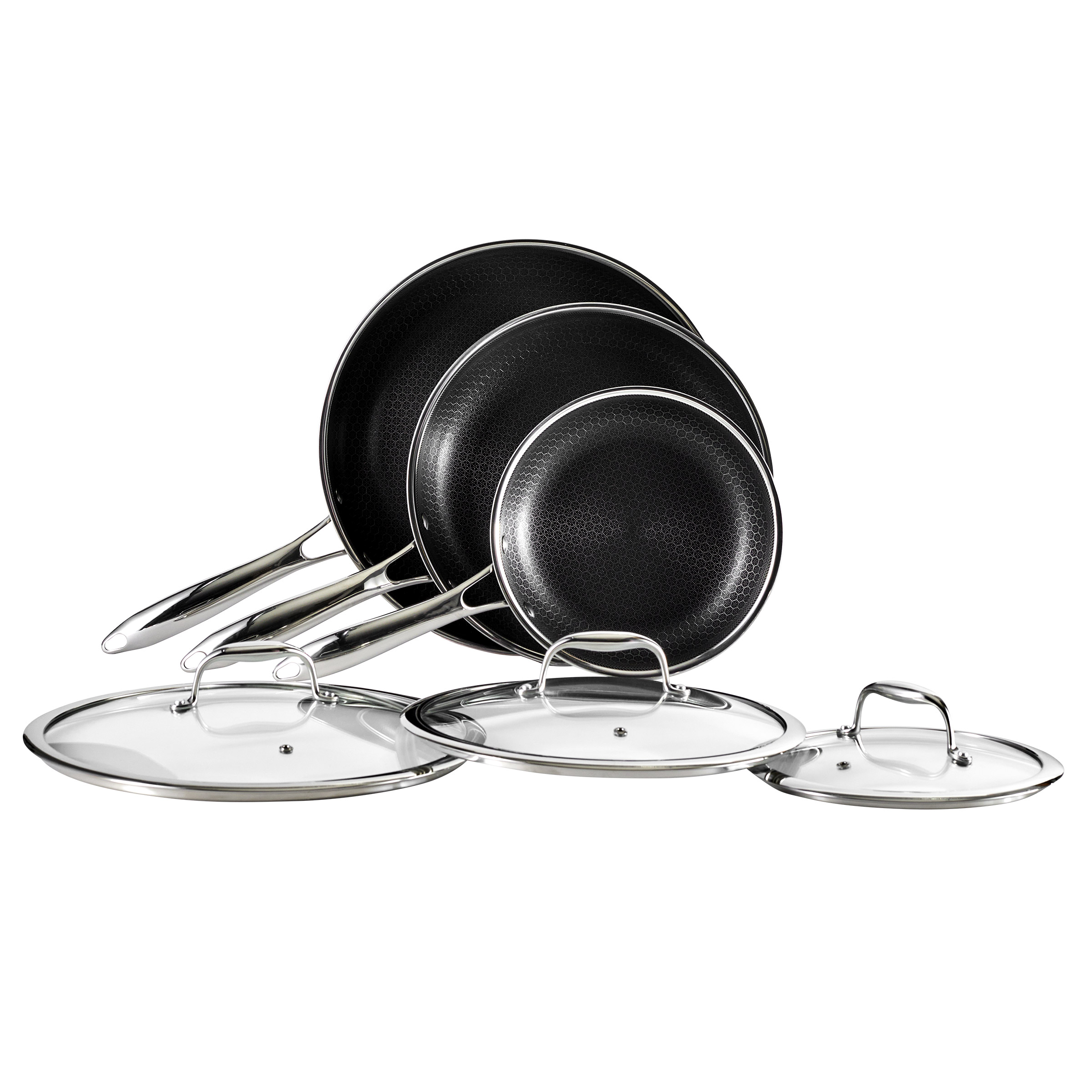 HexClad Cookware Set, 7-piece | Costco