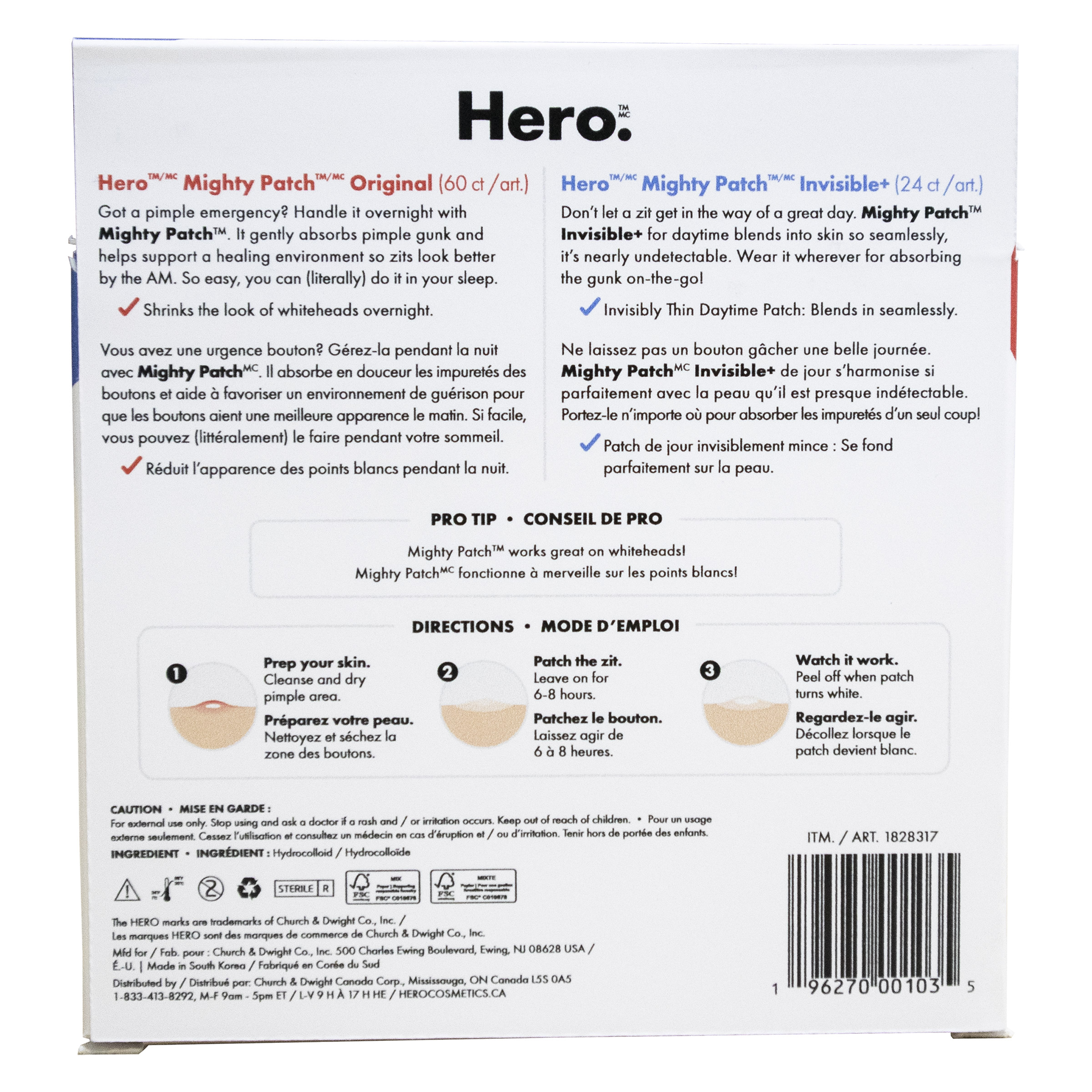 Hero Mighty Patch Original & Invisible+, 84-count Pack | Costco
