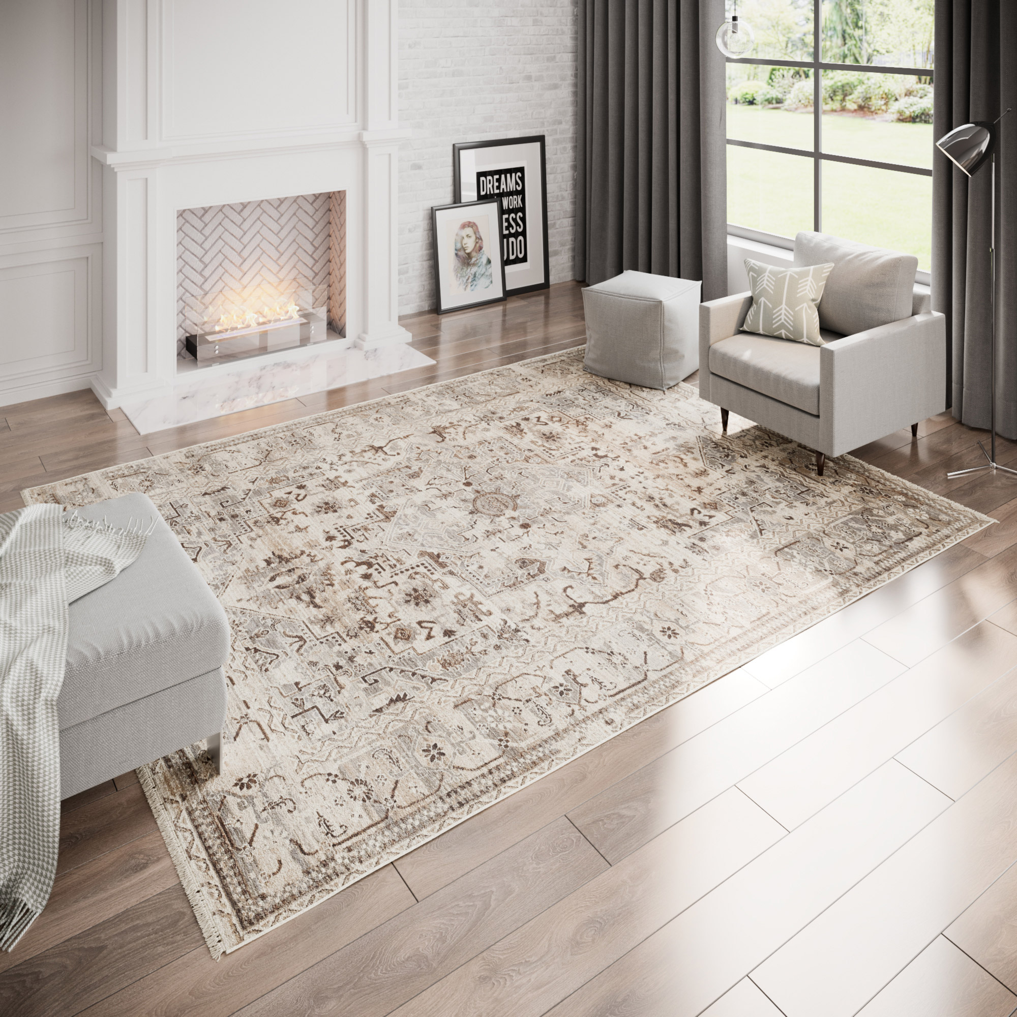 Viana Patina Collection Indoor Area Rug | Costco