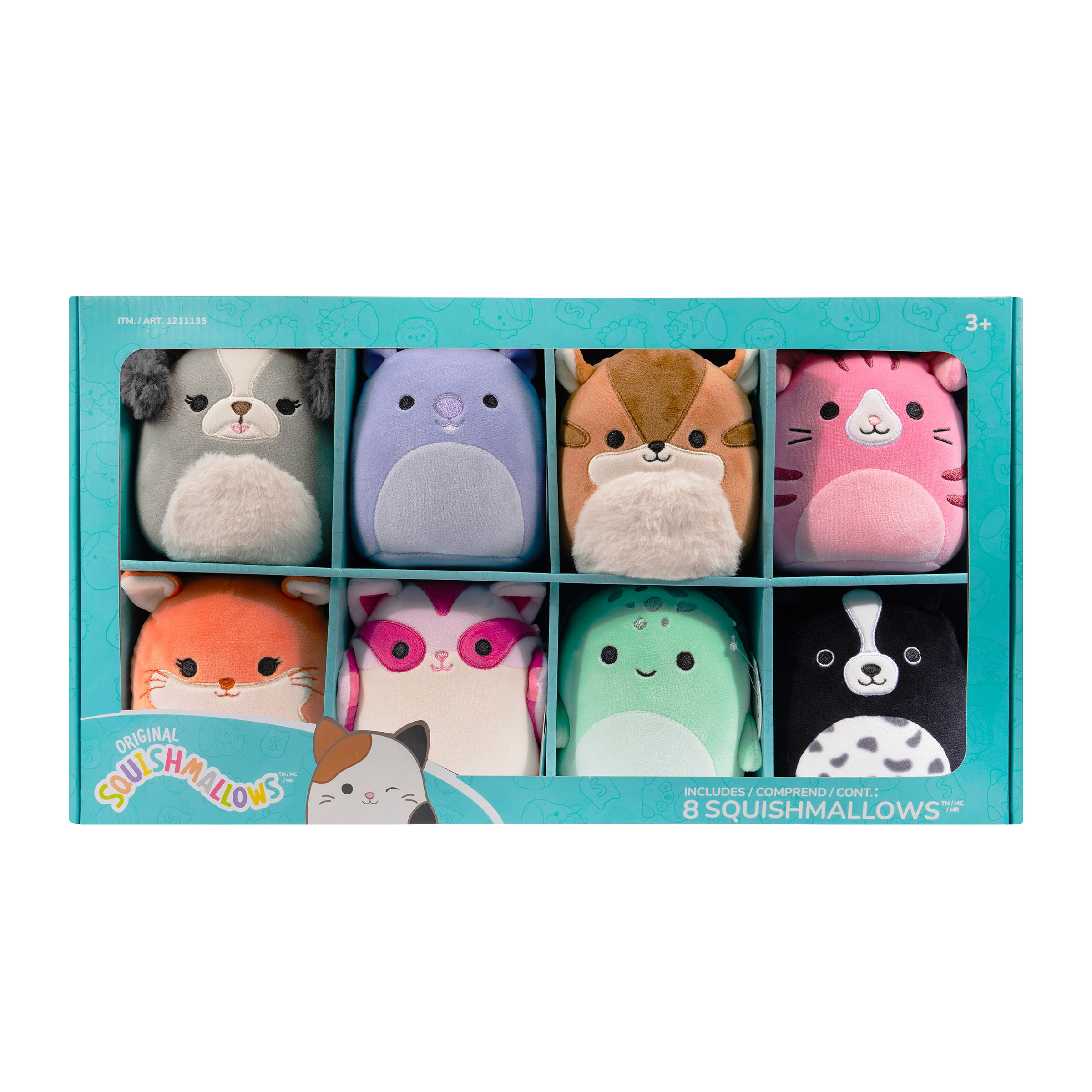 5-inch Squishmallows, Fall Critters, 8-Pack | Costco