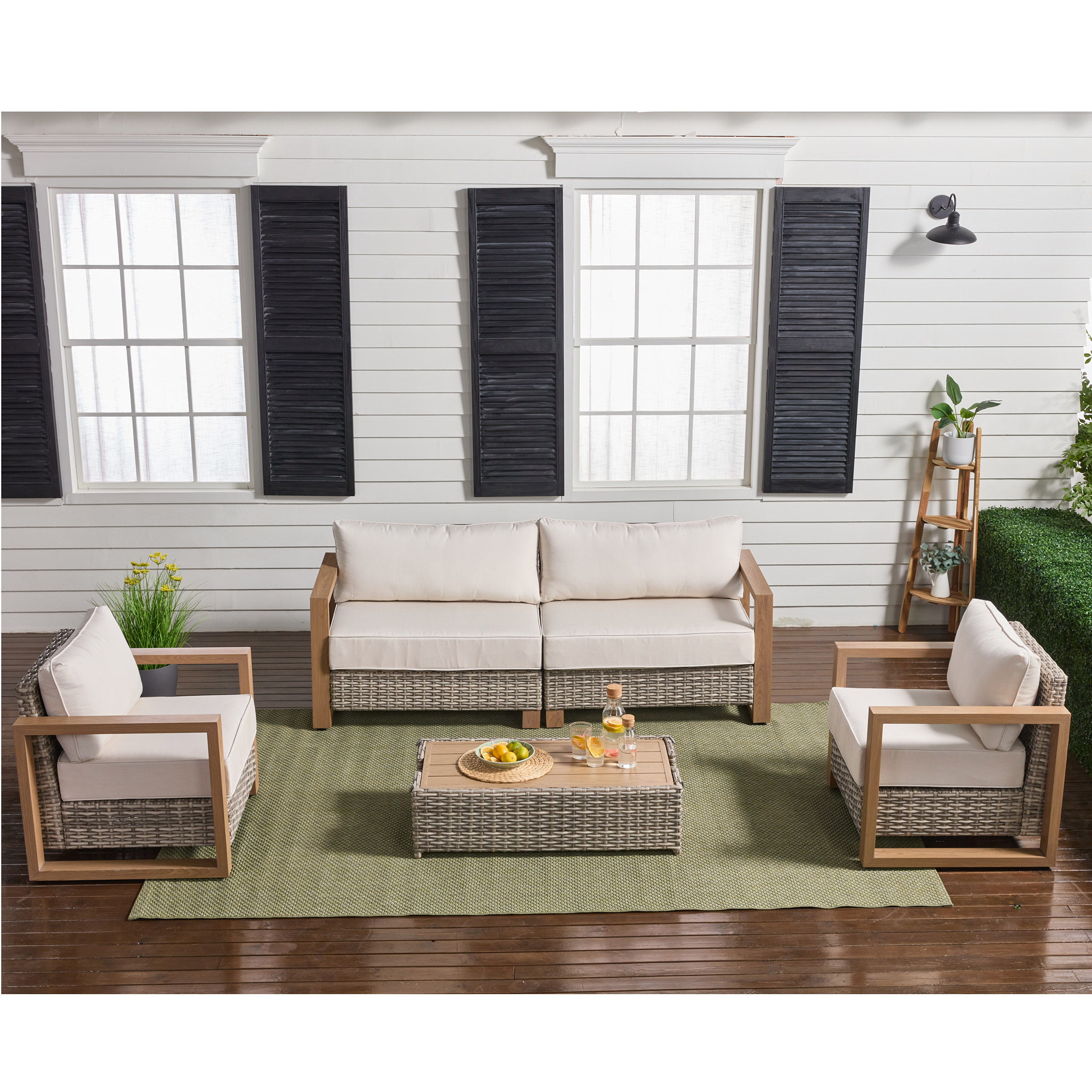 Southdale 4-piece Outdoor Patio Seating Set | Costco