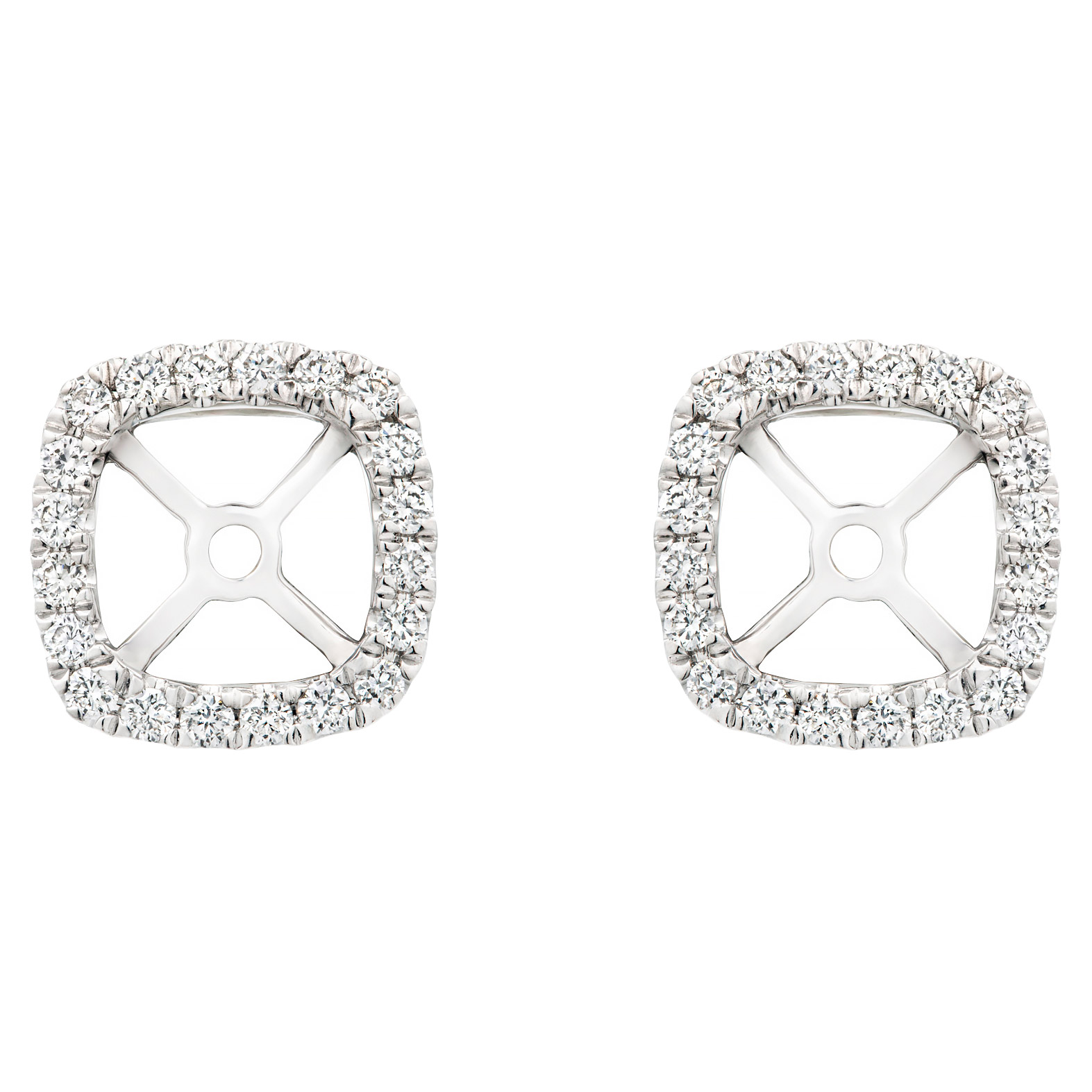 Round Brilliant Diamond Earring Jackets (0.19 ctw) | Costco