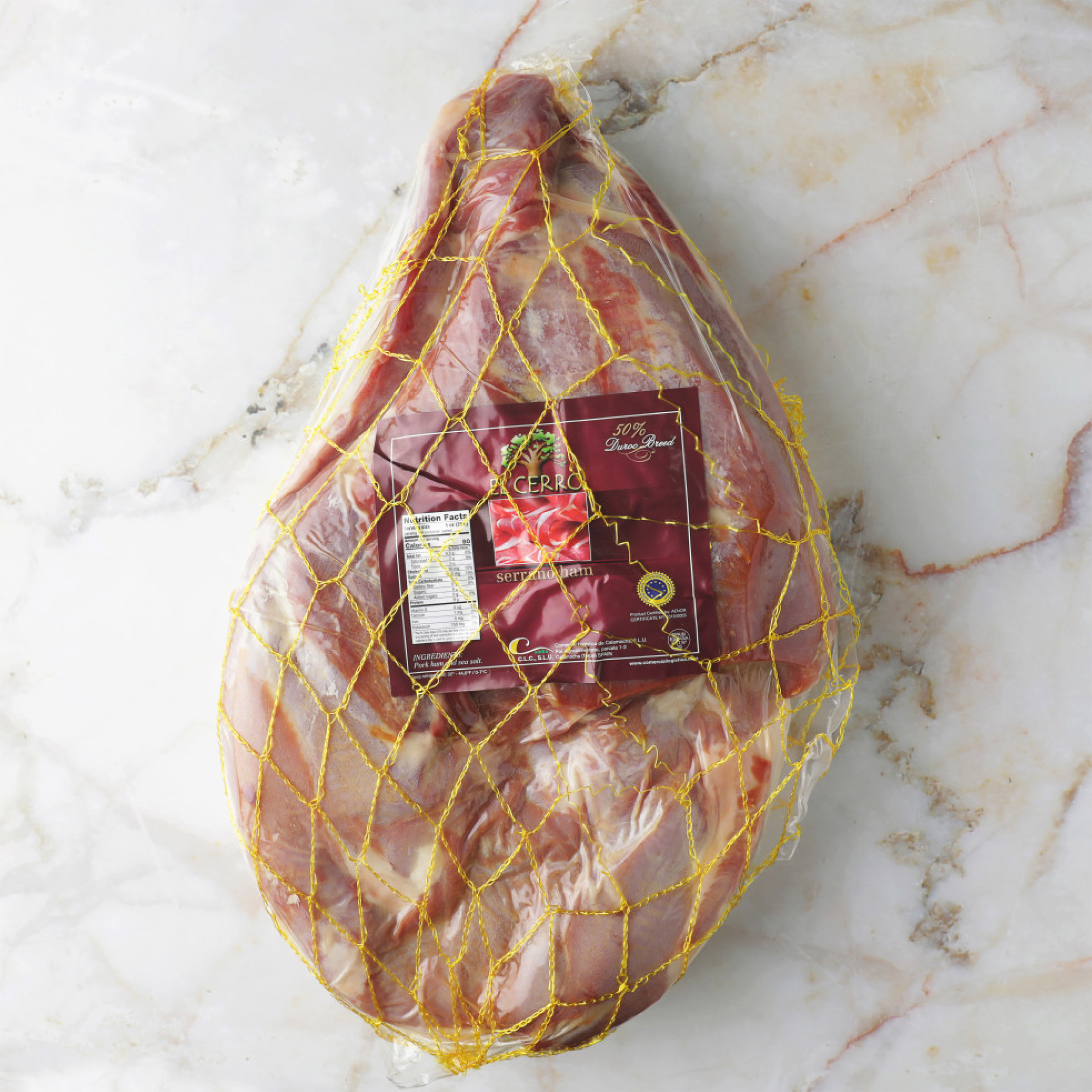 El Cerro 17 Month Whole Boneless Serrano Ham 11.5 lbs. | Costco