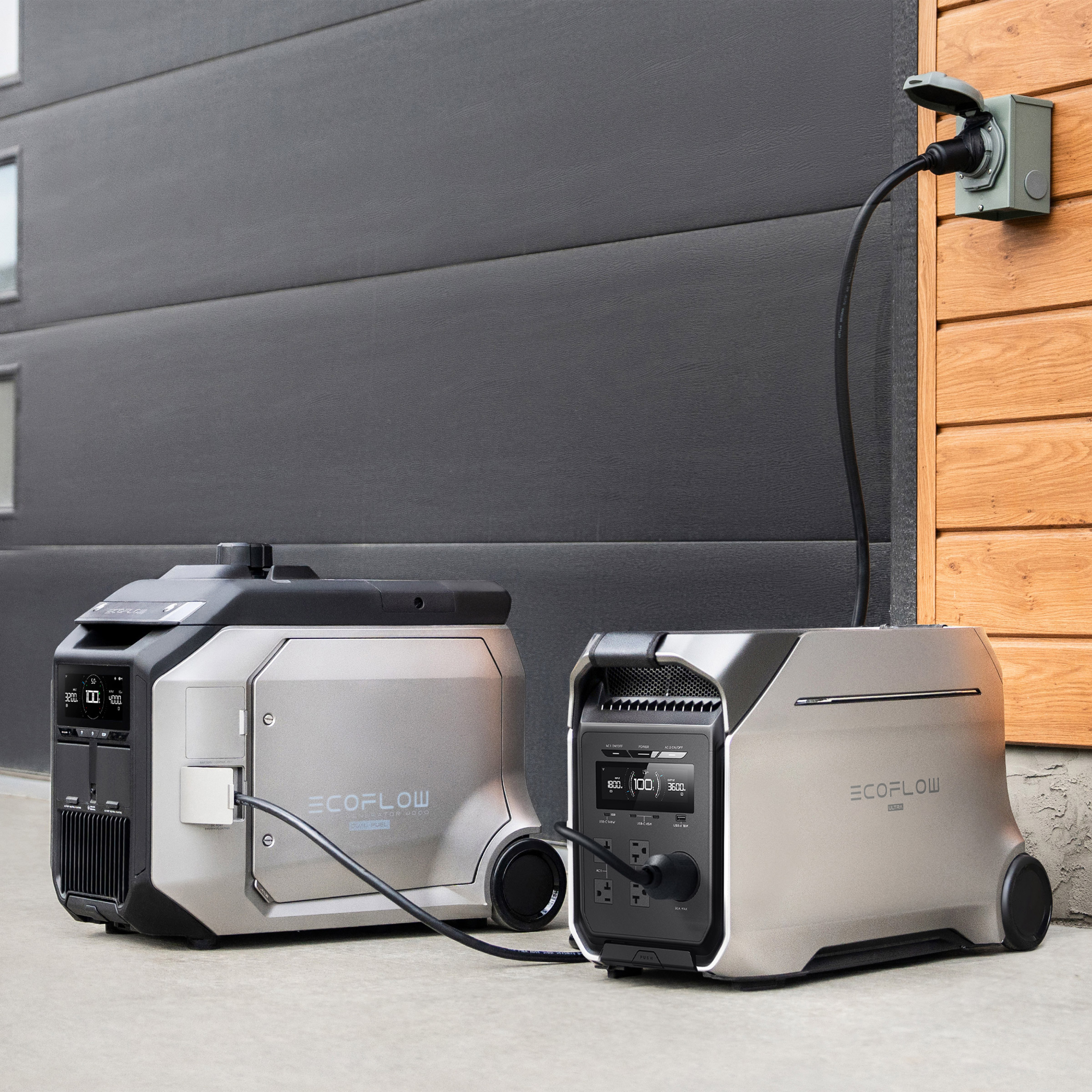 EcoFlow 27kwh Generator Combo, Delta 3 Ultra Plus + Smart Generator ...