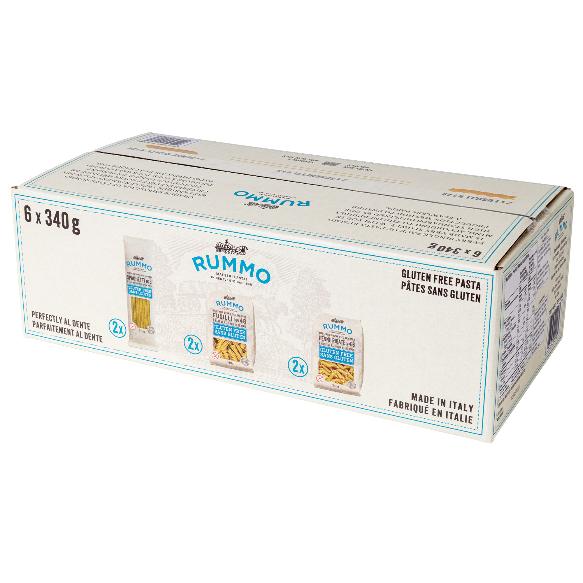 Rummo Gluten Free Pasta Variety Pack, 6 x 340 g | Costco