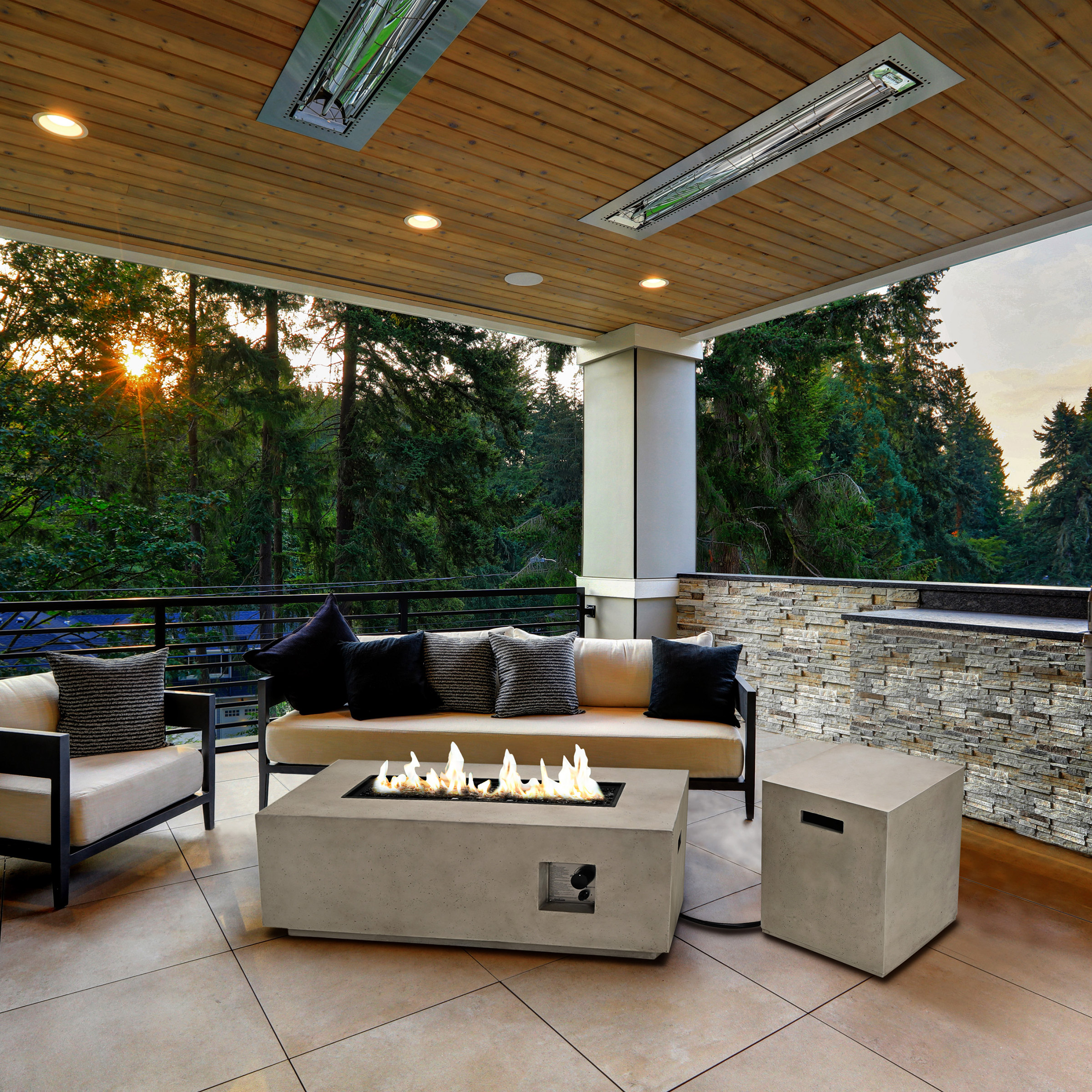 Sunbeam Nova Resin Fire Pit | Costco