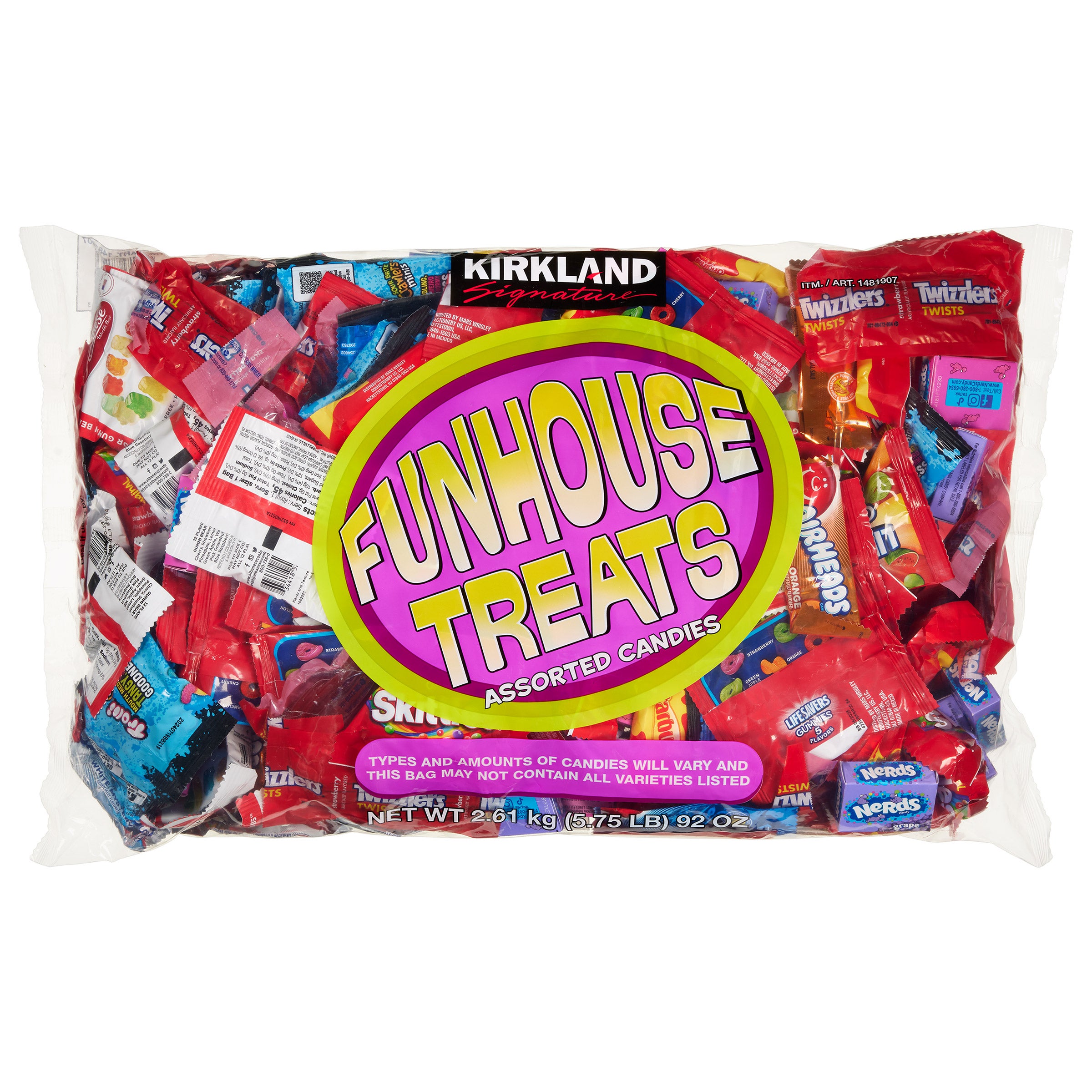 Brandclub - Kirkland Signature Funhouse Treats, Variety Pack, 92 oz Brandclub - Kirkland Signature Funhouse Treats, Variety Pack, 92 oz