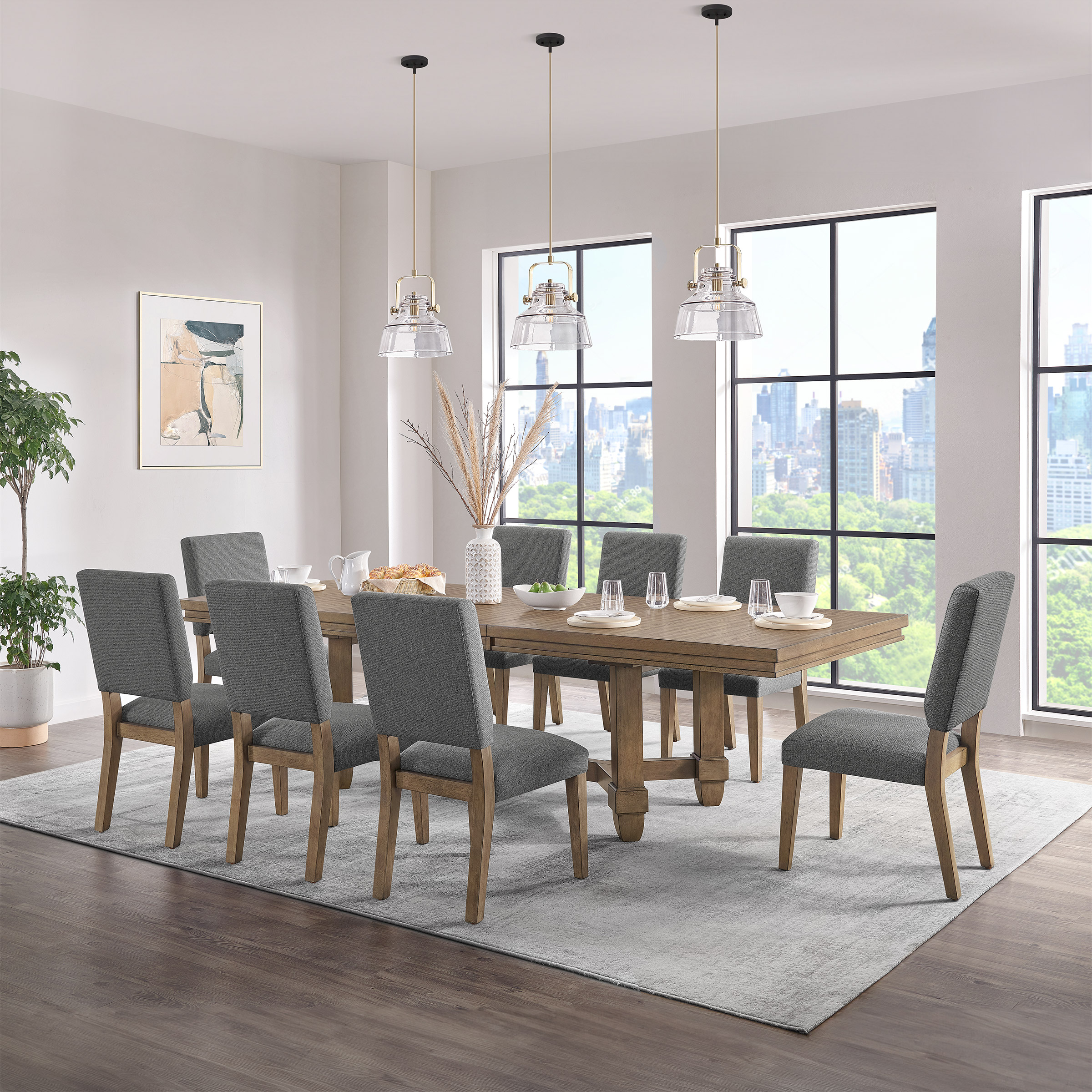 9 Piece Kitchen & Dining Room Furniture | Costco