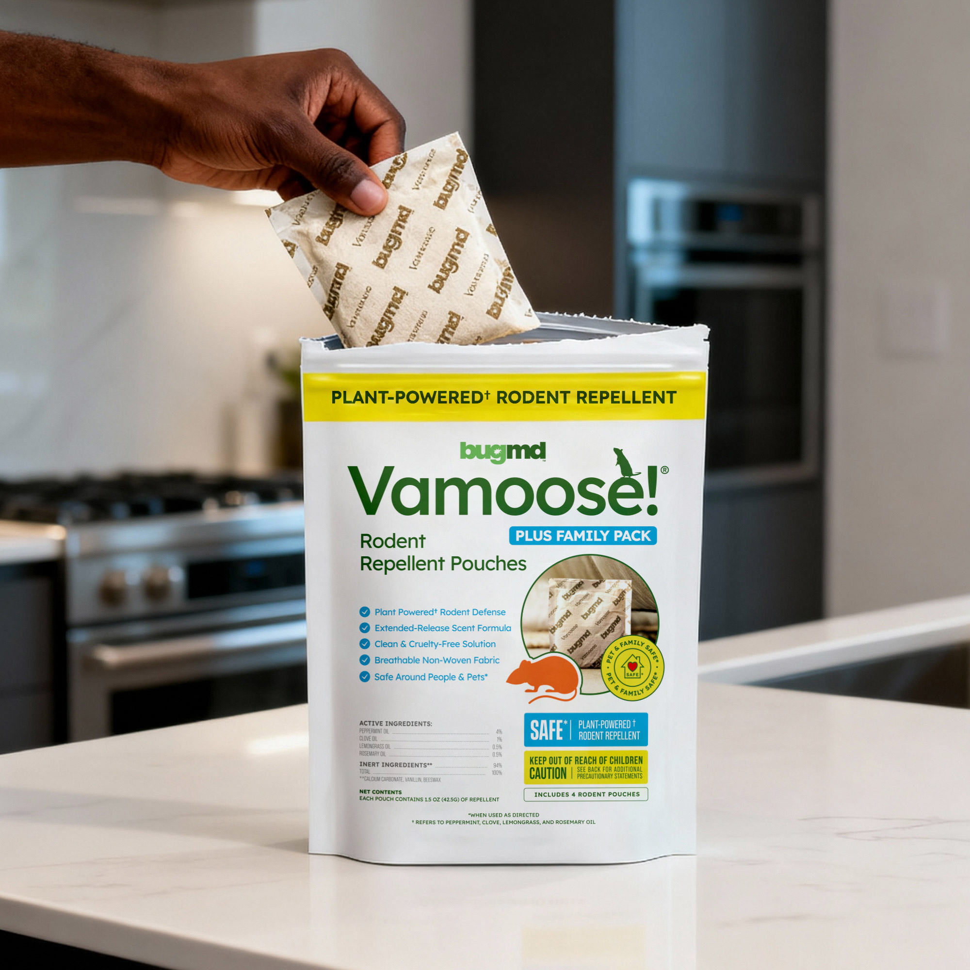 BugMD Vamoose Plus Rodent Repellent Pouches, 8-pack | Costco