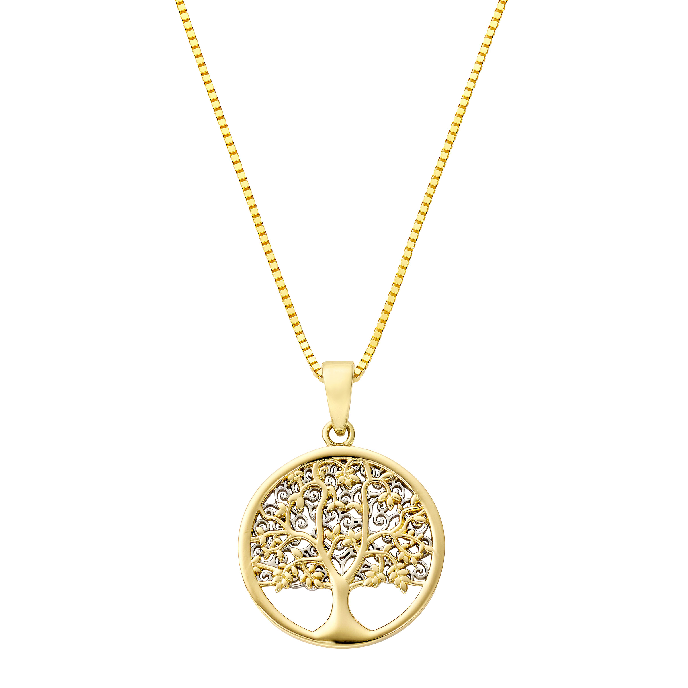 14kt Two-Toned Tree of Life Pendant | Costco