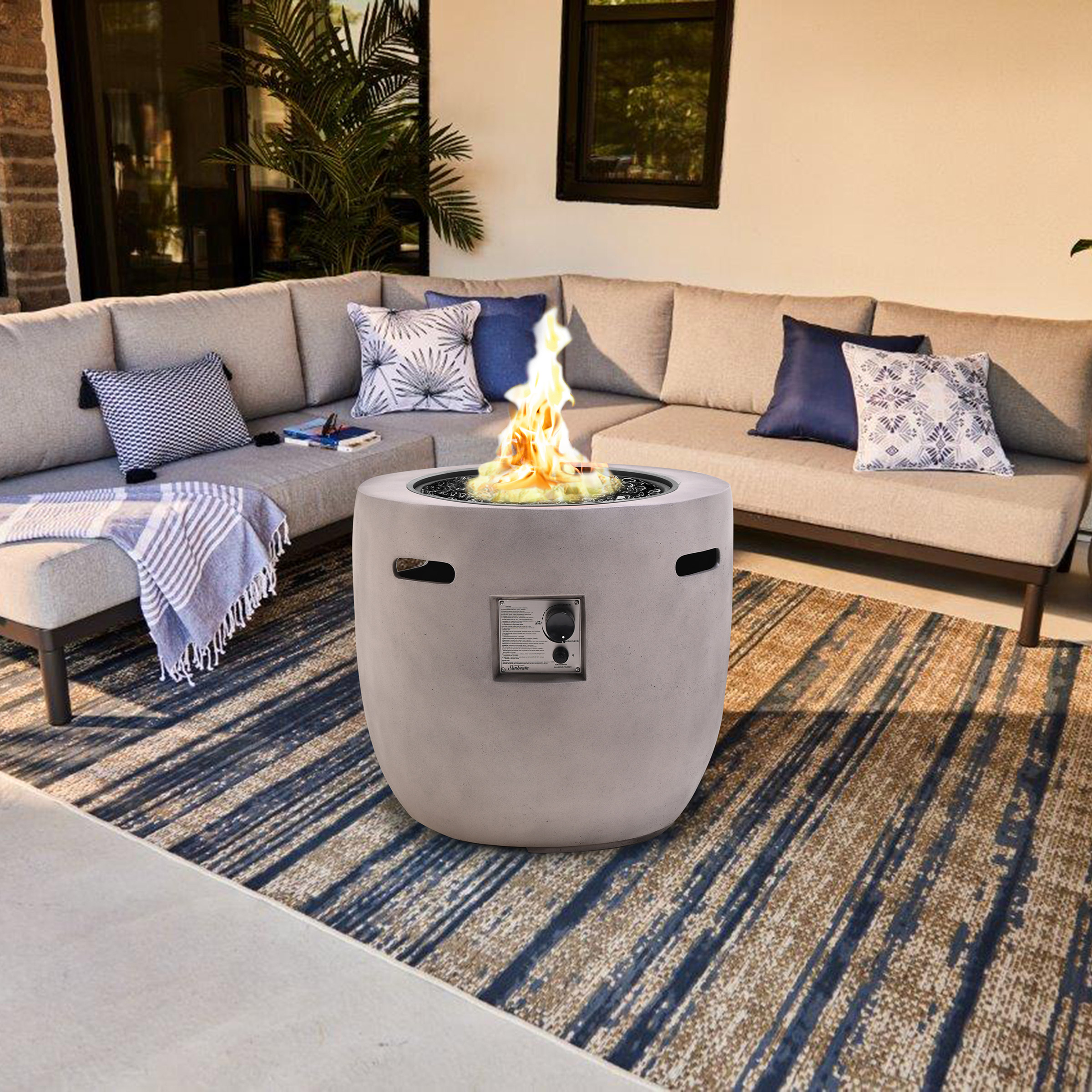 Sunbeam Euro Resin Fire Pit | Costco