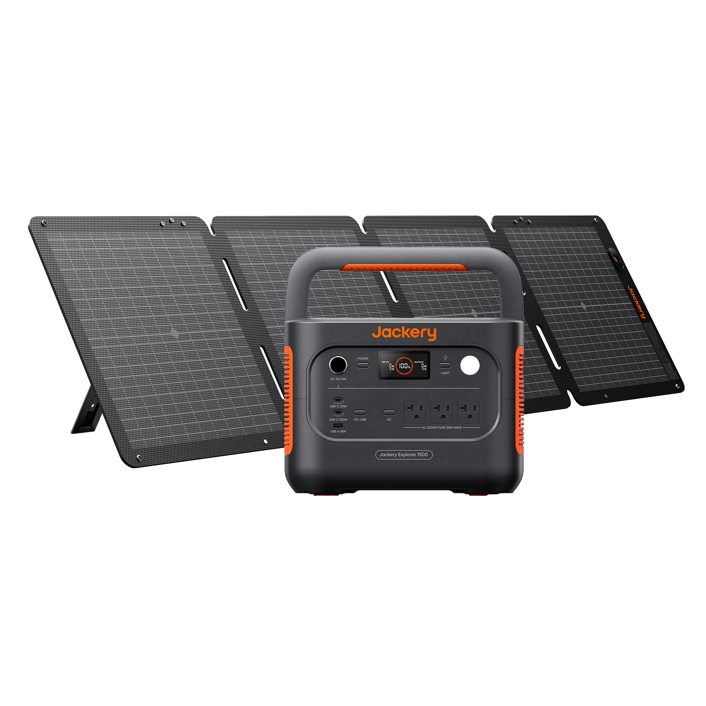 Jackery Explorer 1500 v2 Solar Generator with Solar Panel 100Air | Costco