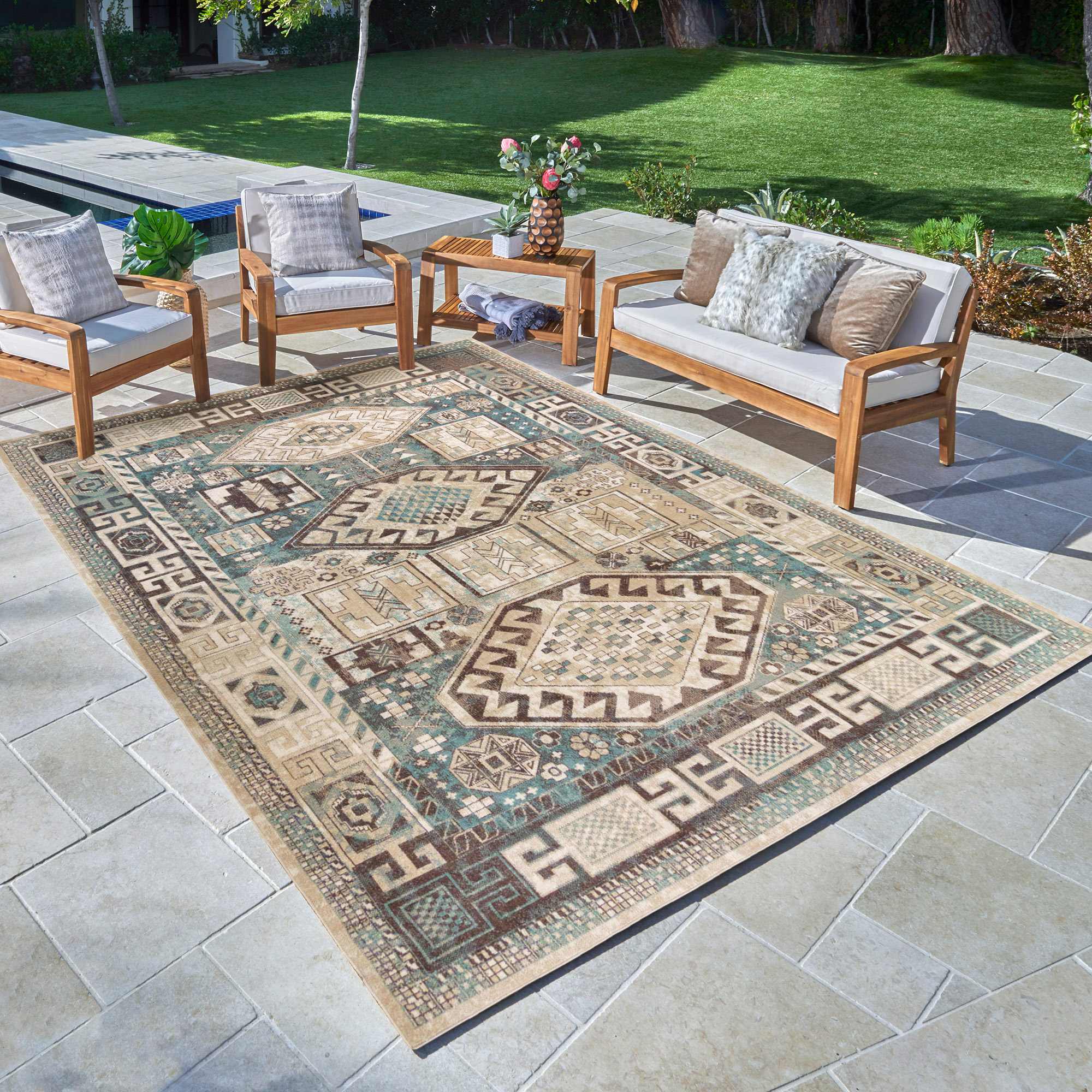 Venice Indoor/Outdoor Area Rug, Sarto | Costco