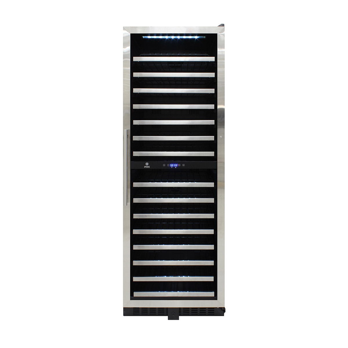 Vinotemp 155-bottle Stainless Steel Dual-zone Wine Cooler | Costco
