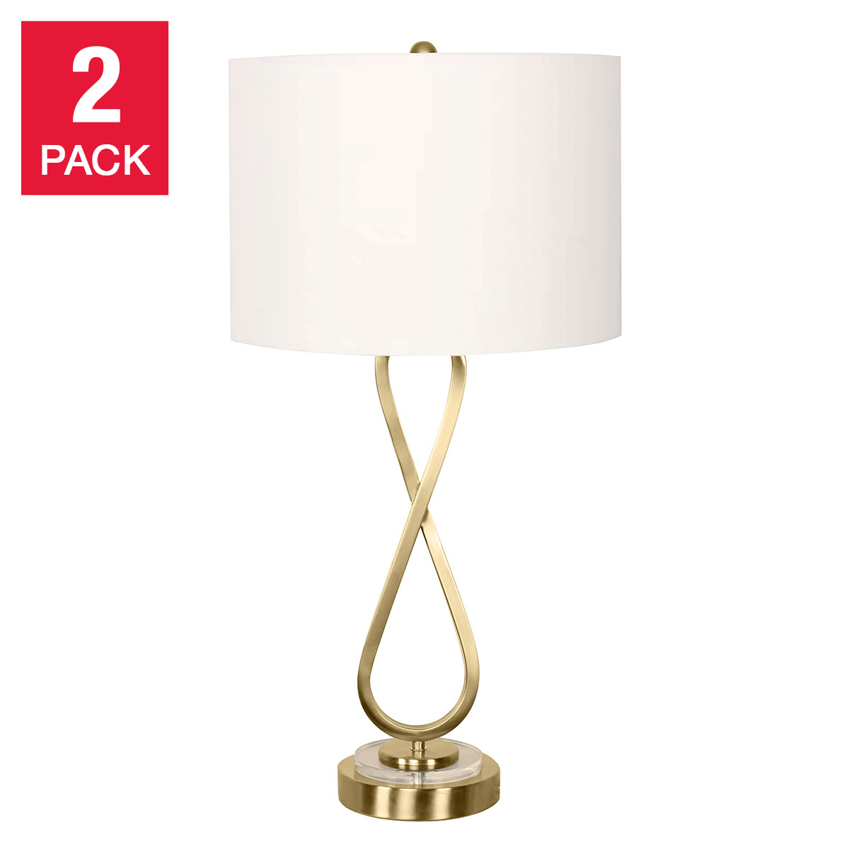 Arlo Scroll Table Lamp, 2-pack | Costco