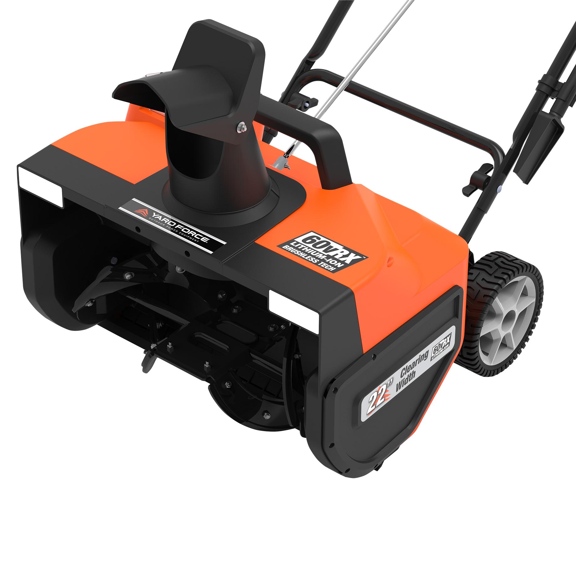 Yardforce 60v 22" Snow Thrower with 4.0Ah Battery and Rapid Charger ...