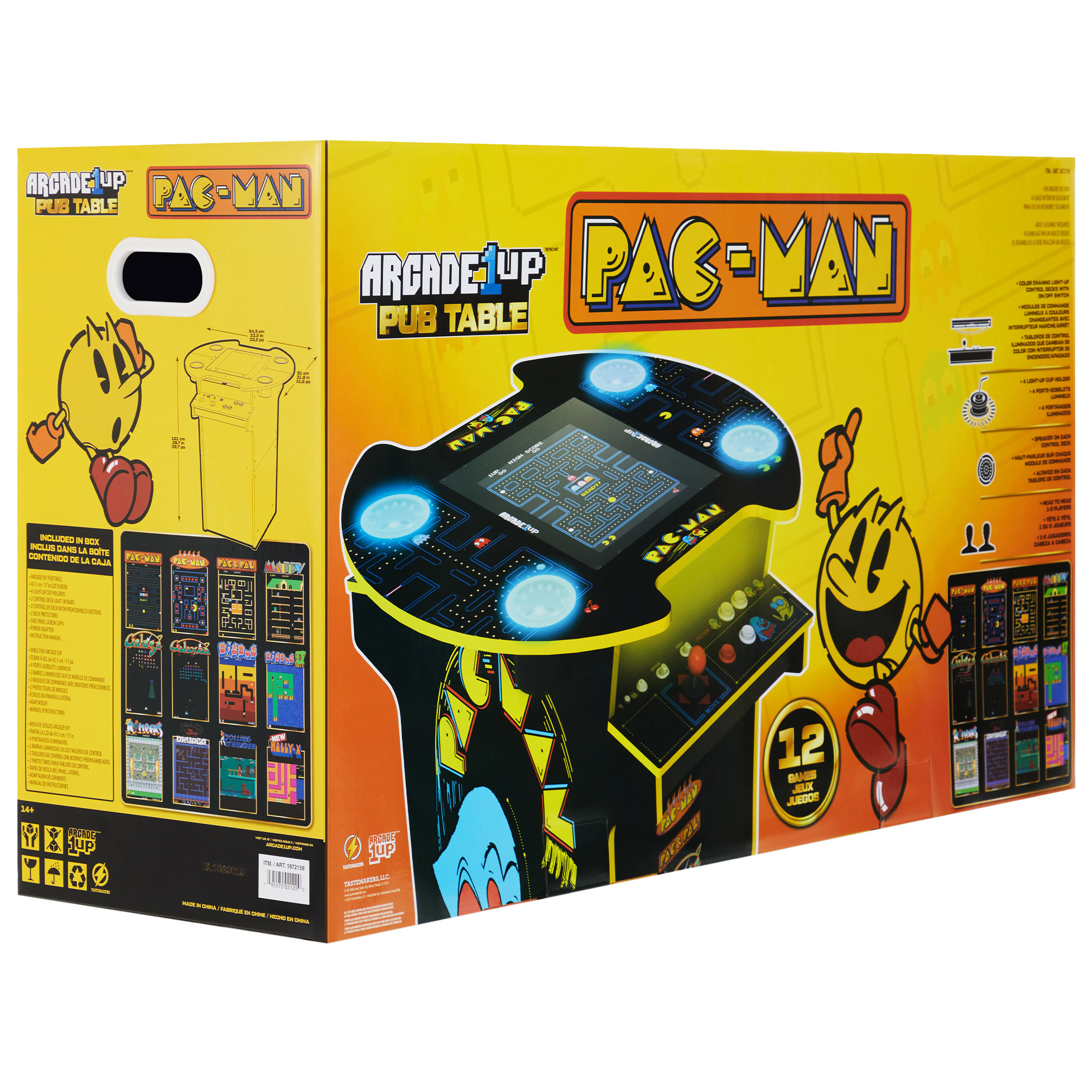 Arcade1Up PAC-MAN Pub Table Arcade Machine | Costco