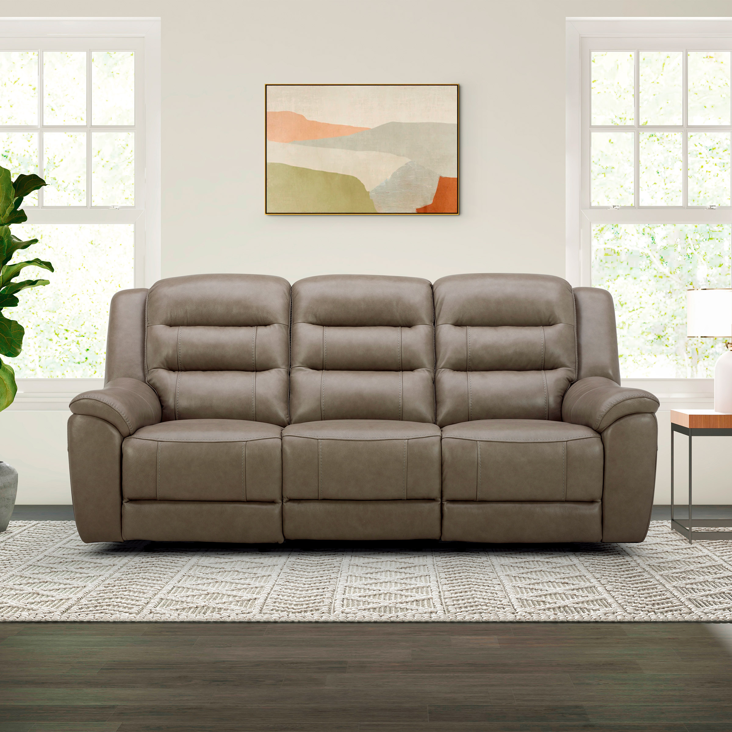 Gilman Creek Top-grain Leather Power Reclining Sofa | Costco