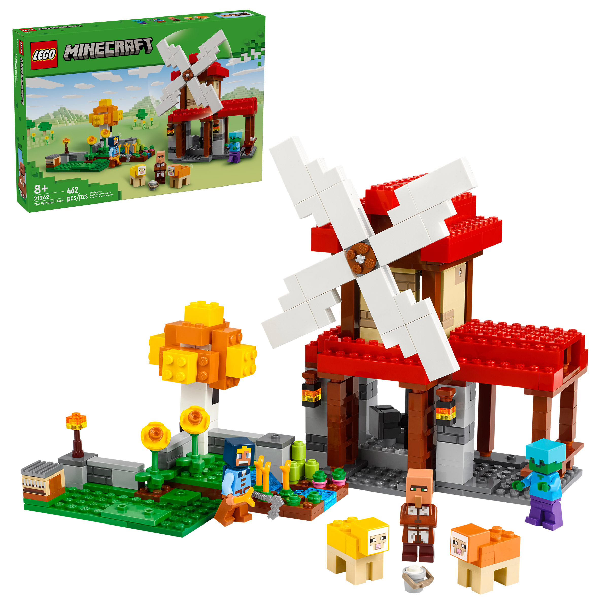 LEGO Minecraft The Windmill Farm Buildable Video Game Toy 21262 | Costco