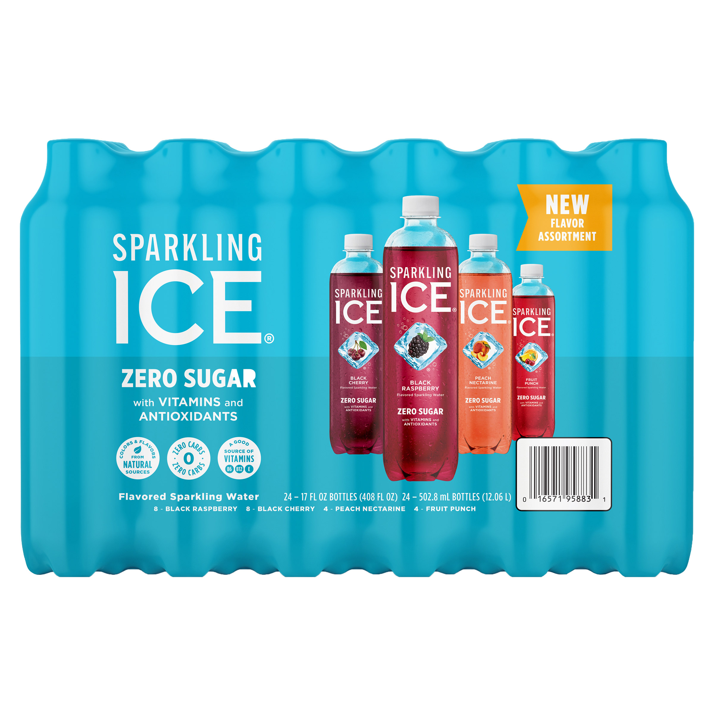 Sparkling Ice Zero Sugar, 17 fl oz, 24-count | Costco