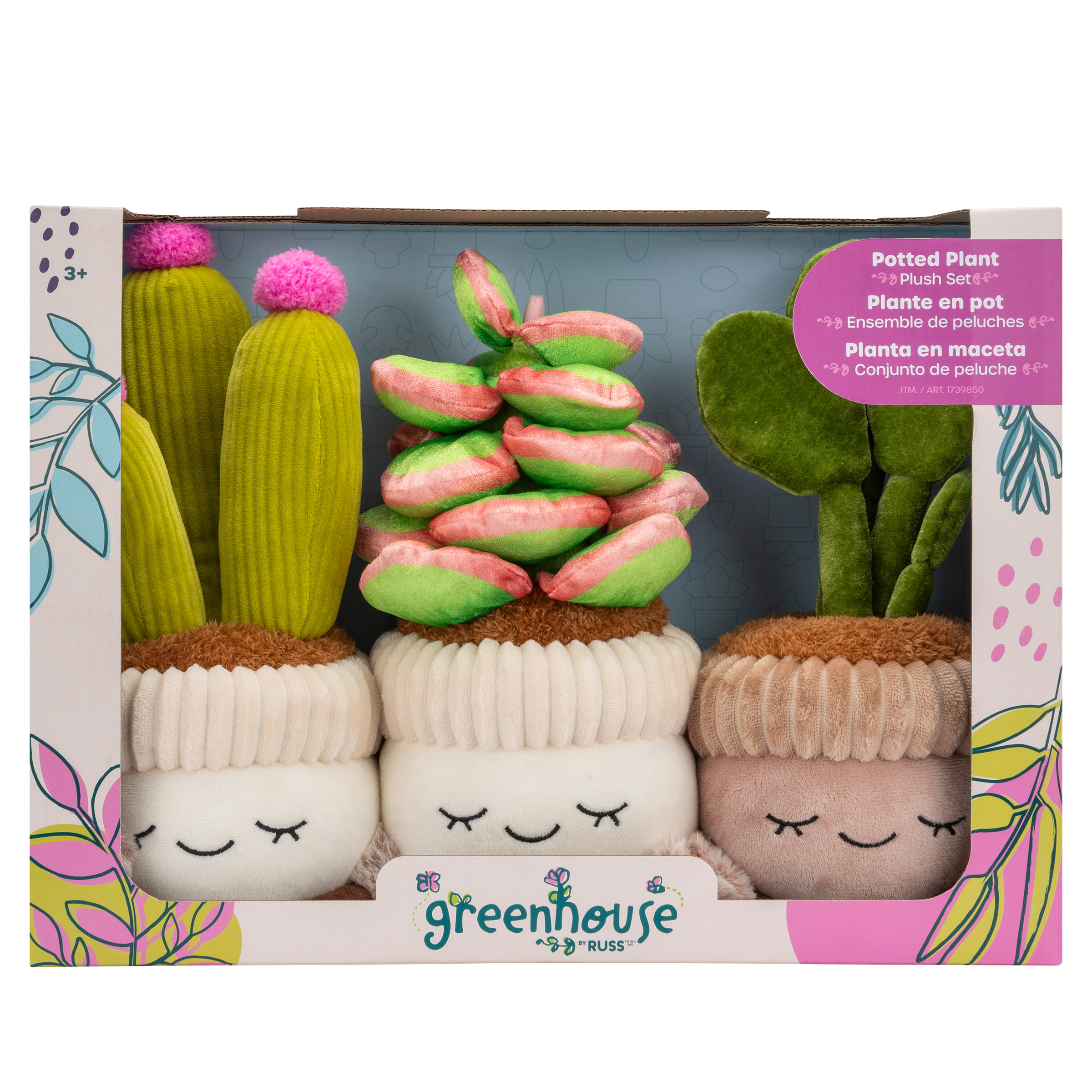 Russ Greenhouse - 12” Plush Plant 3-pack | Costco