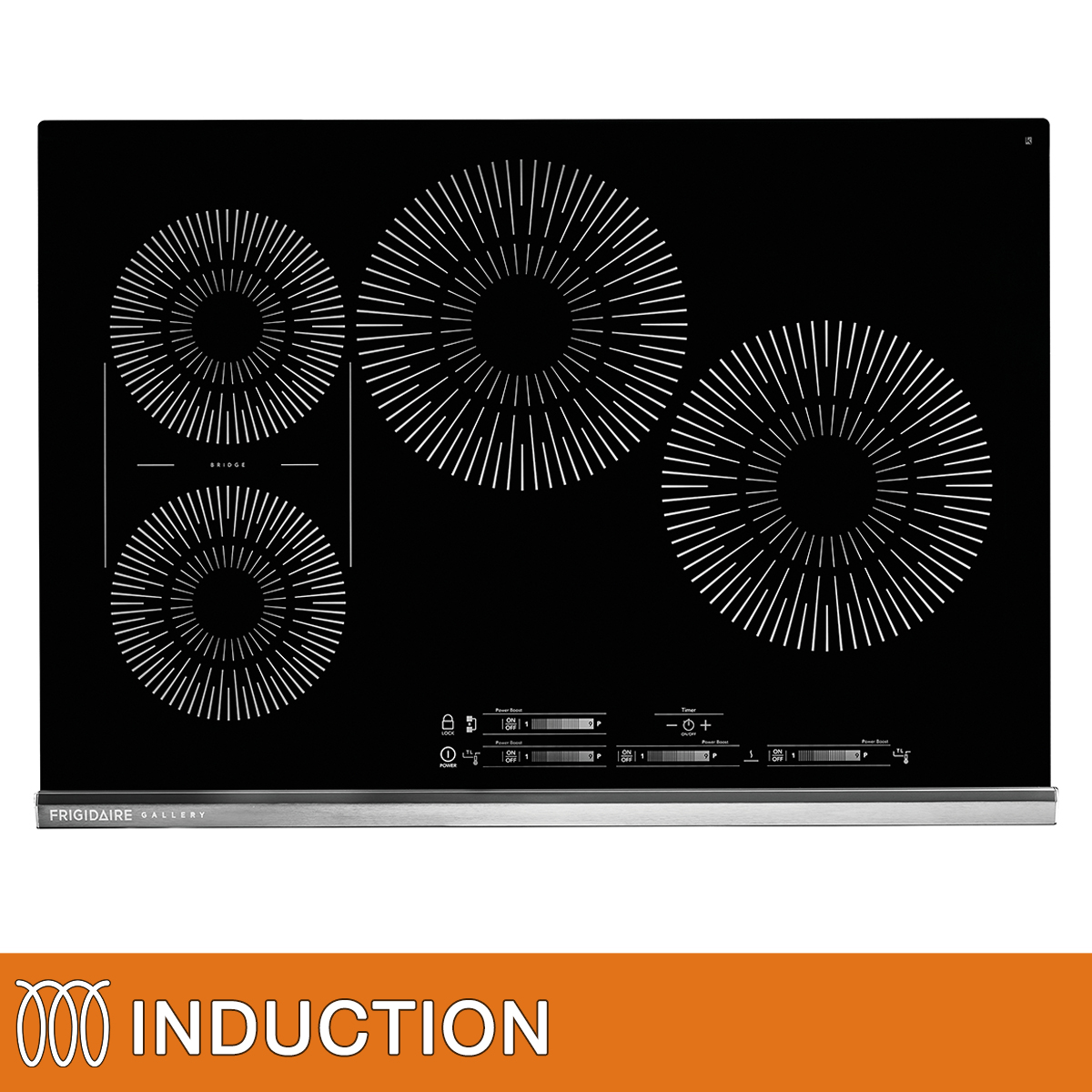 Frigidaire Gallery 30 in. Black Induction Cooktop with Auto Pot ...